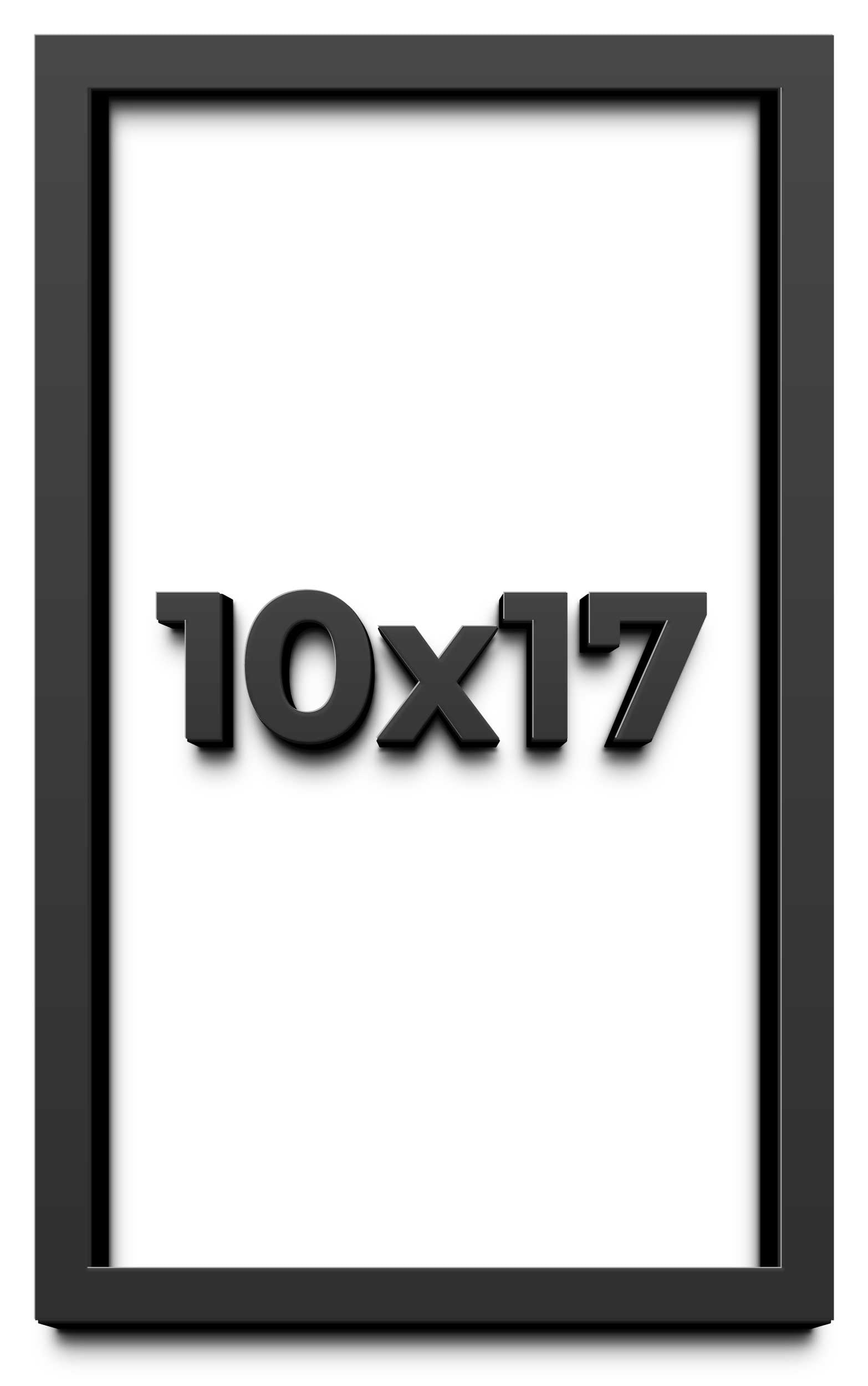 10x17 Shadow Box Frame Black | 1 inches Deep Real Wood Contemporary ...