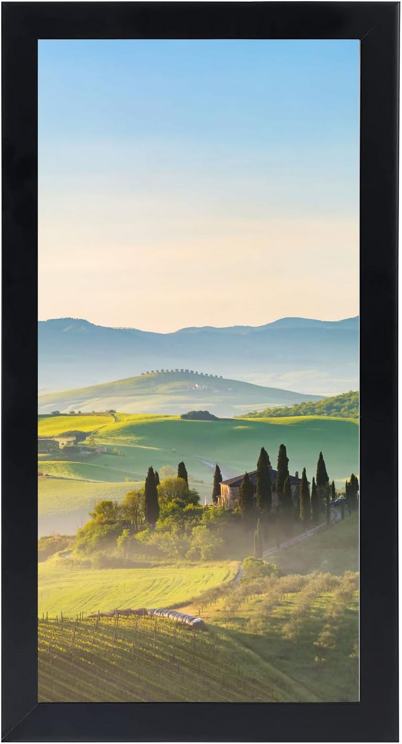 10x18 Black Picture Frames, Photos Frame with Plexiglass, Wall Gallery ...