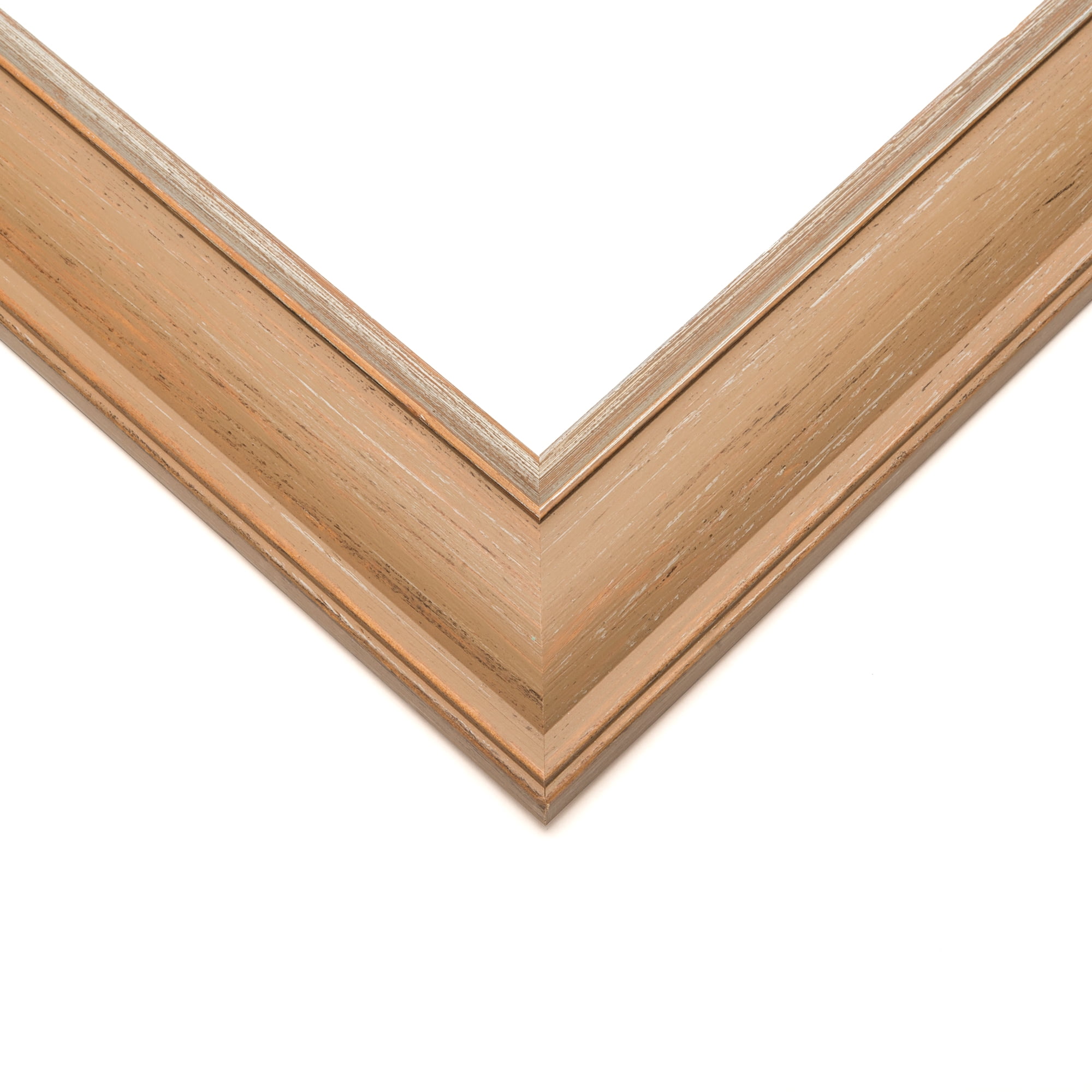 10x18 Weathered Yellow Picture Frame - UV Acrylic, Foam Board Backing ...