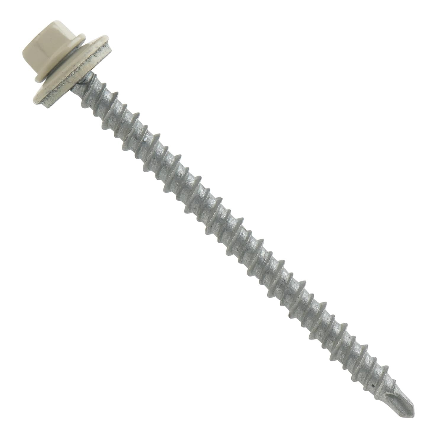 #10x2-1/2" Hi-Lo Mini-Driller EPDM Washered Metal Roofing/Siding ...