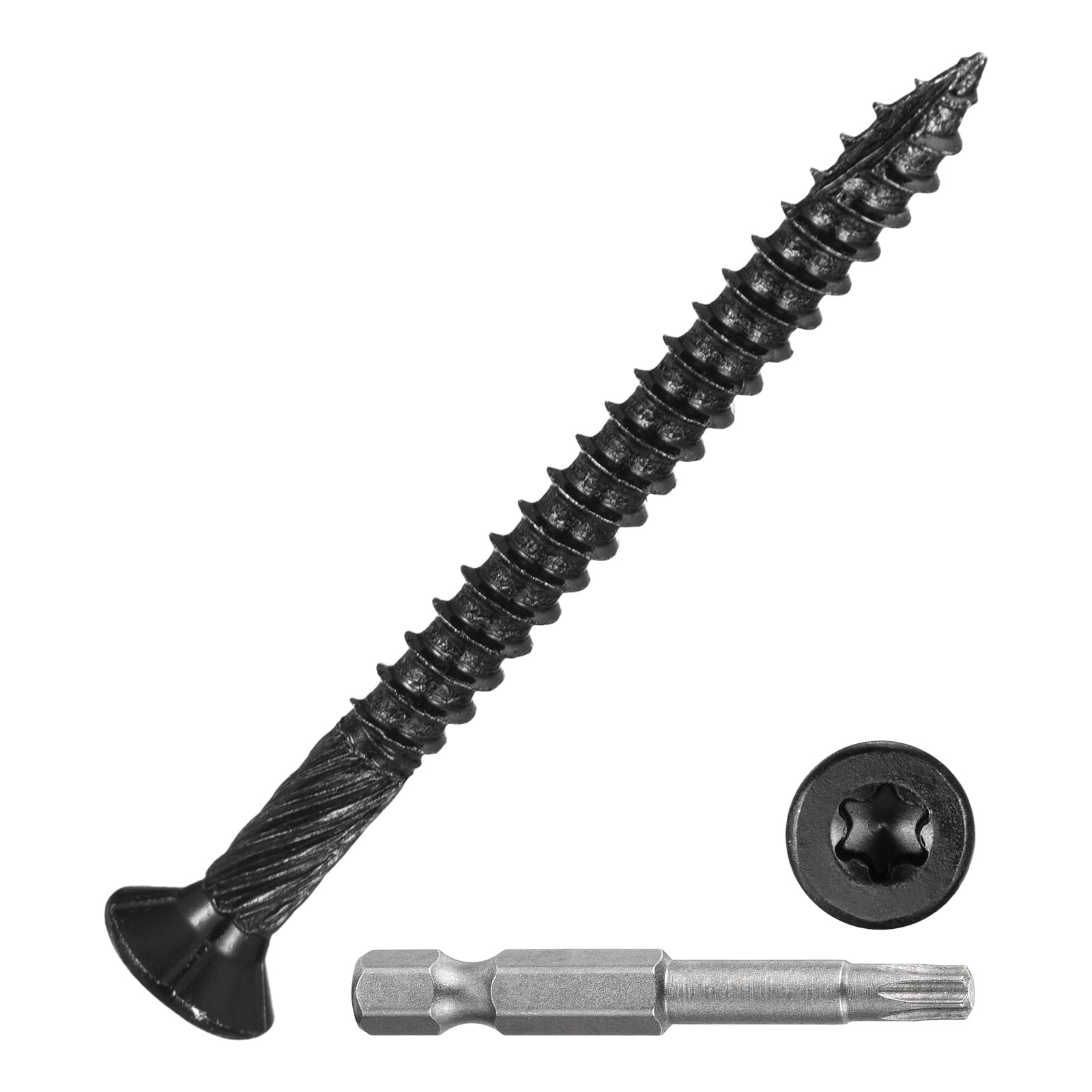 #10x2-1/4" Deck Screws - 100Pack - Good for Decks, Fences, Frames ...