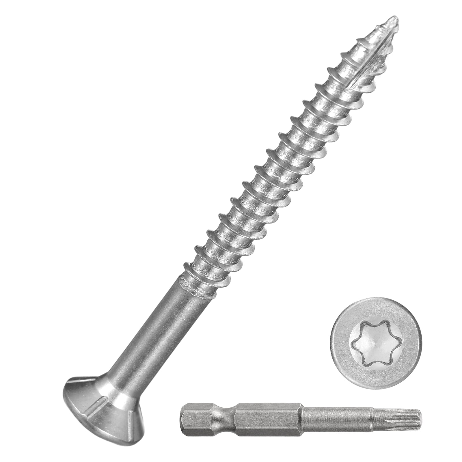 #10x2" Deck Screws - 100Pack - Good for Decks, Fences, Frames, Farms ...