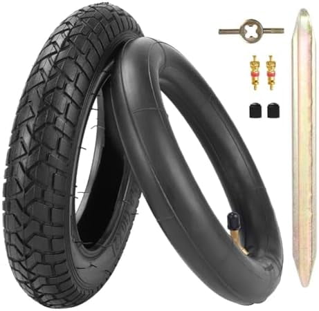 10x2 Scooter Tire 54-152 10" Tyre + 45° Inner Tube Inflatable Tire for ...