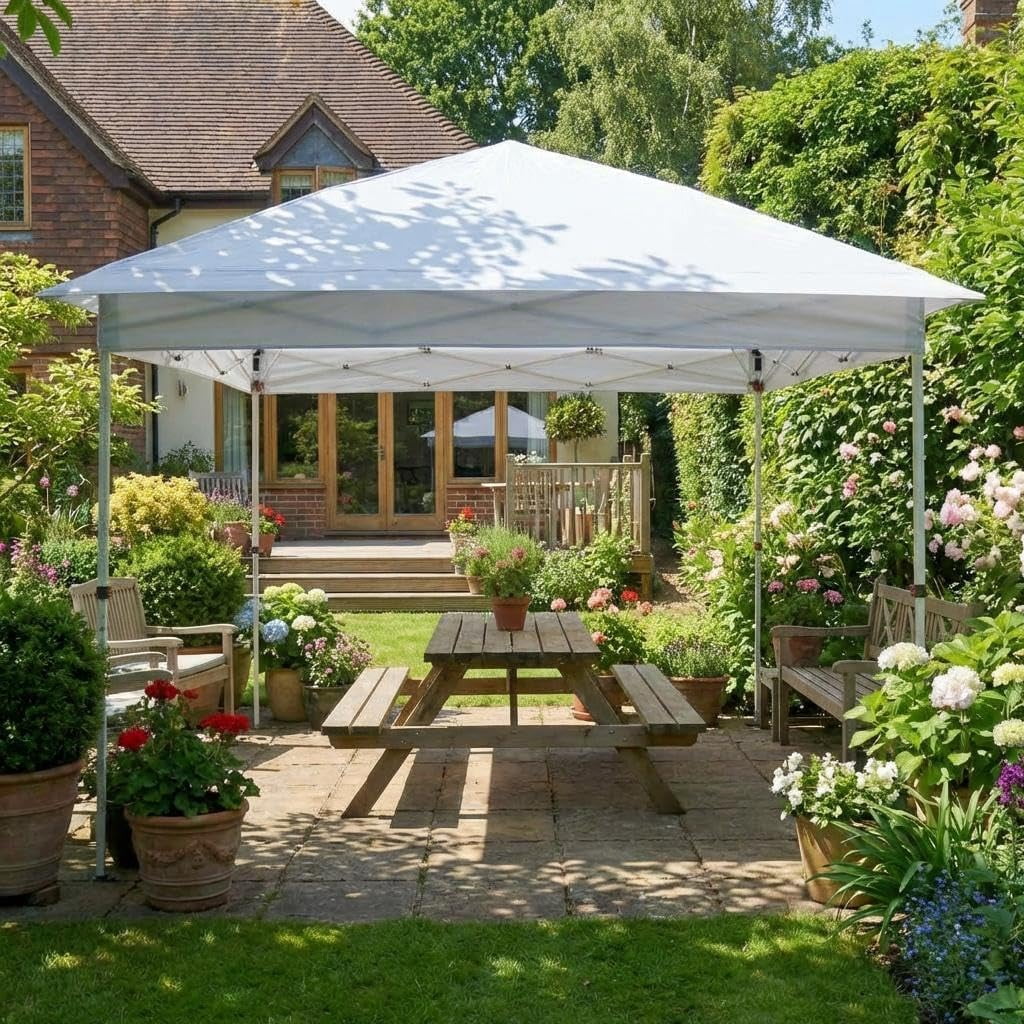 10x20 FT Heavy Duty Pop Up Canopy Tent, 3x6M Waterproof Outdoor Sun ...