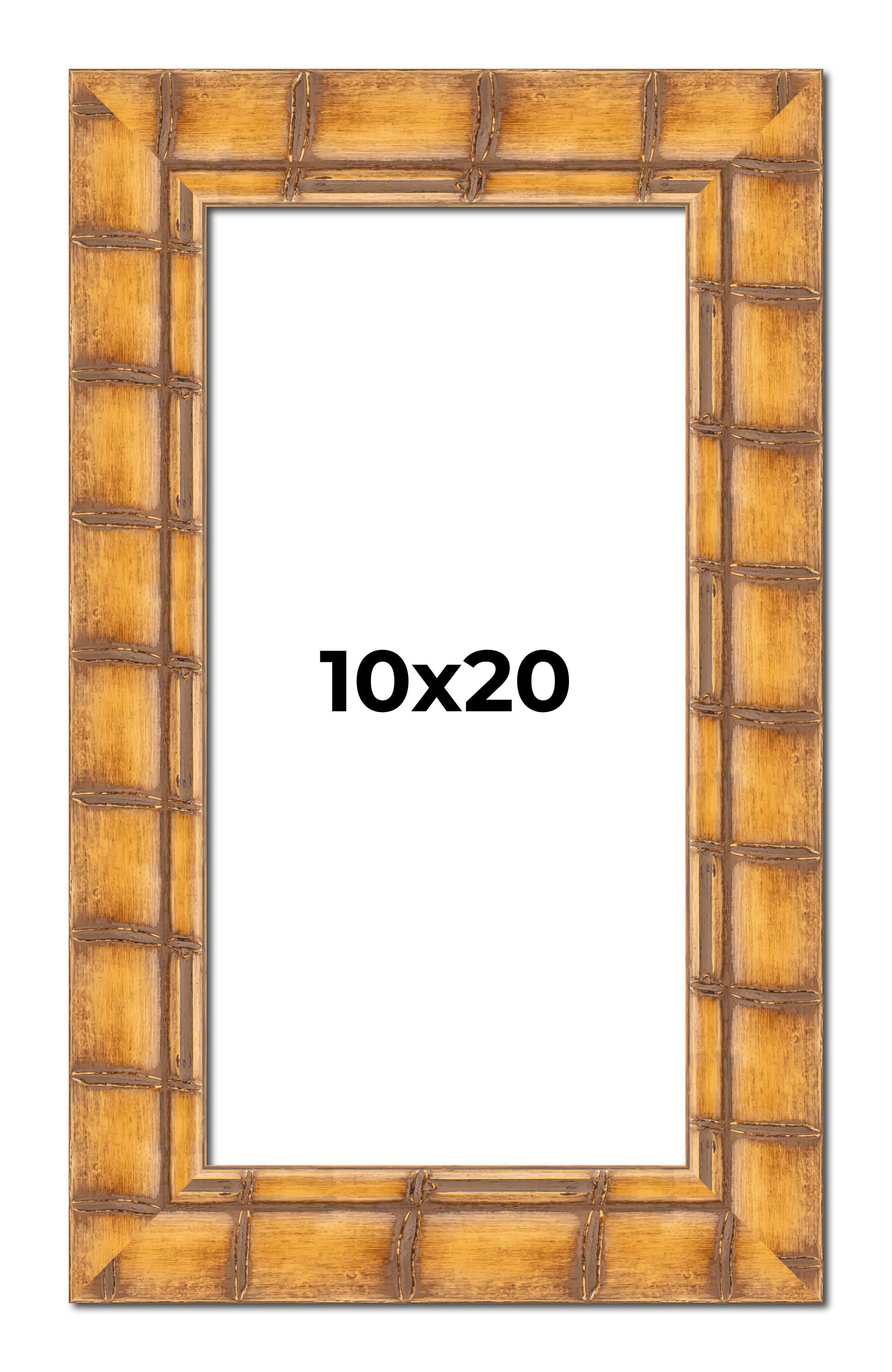 10x20 Frame Beige Real Wood Picture Frame Width 3 inches | Interior ...