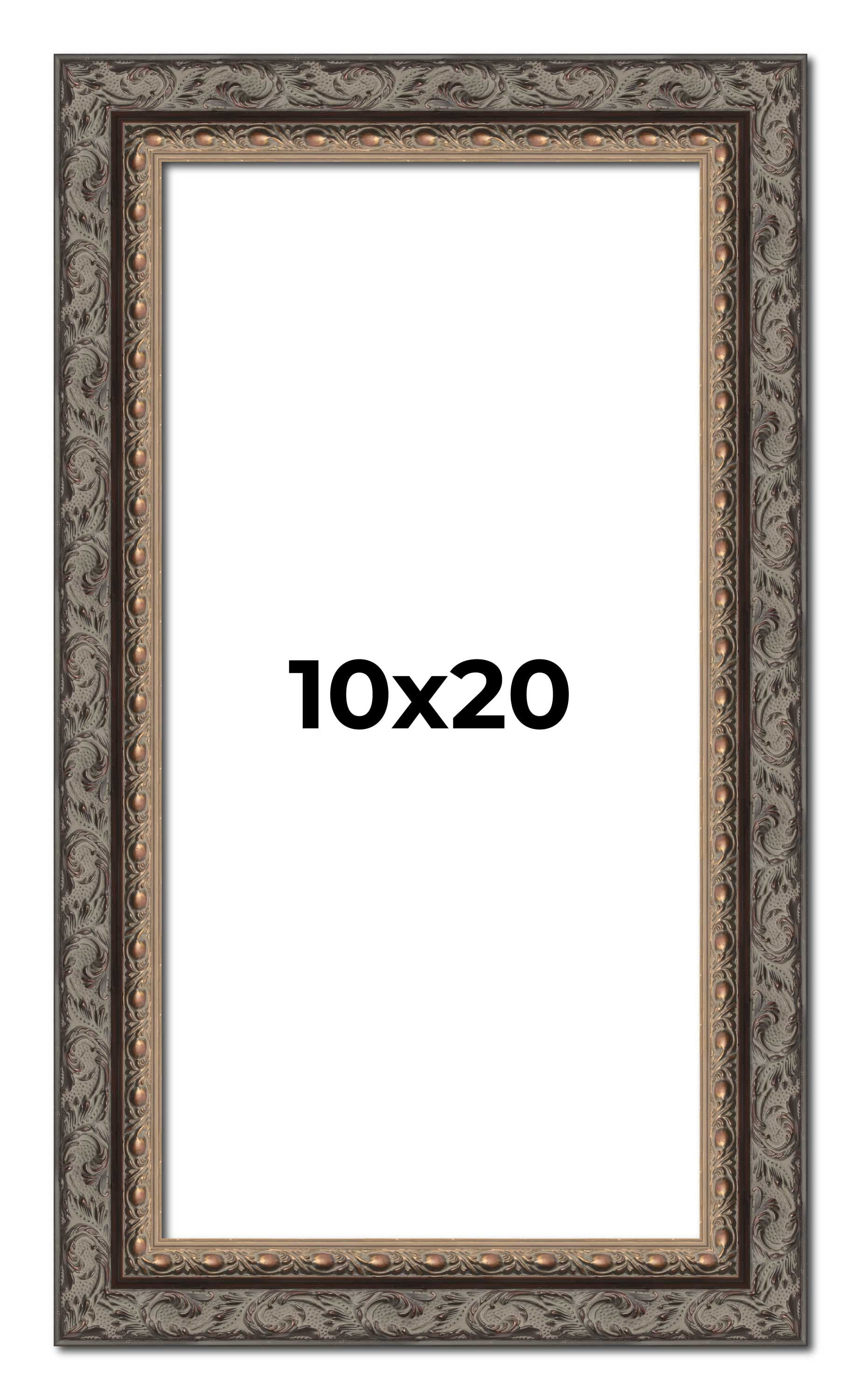 10x20 Frame Black Real Wood Picture Frame Width 2 inches | Interior ...