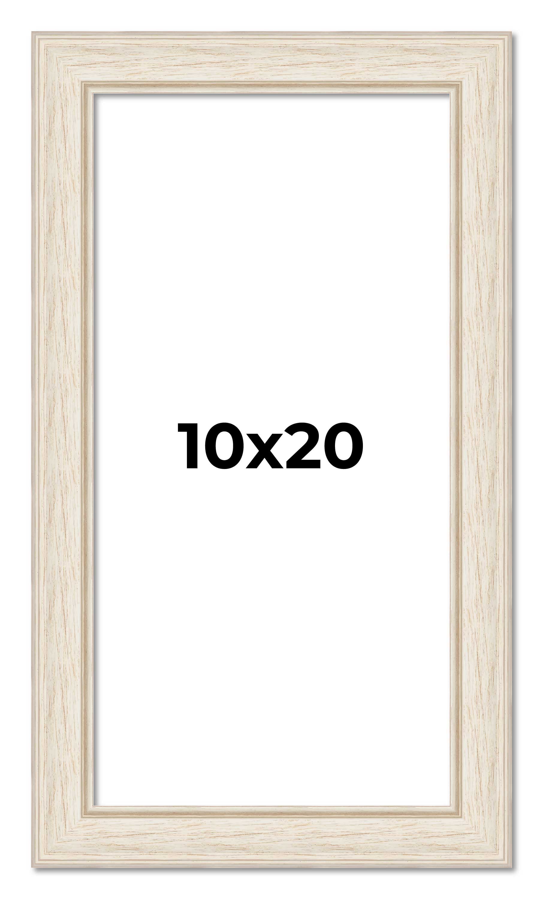 10x20 Frame White Real Wood Picture Frame Width 1.75 inches | Interior ...