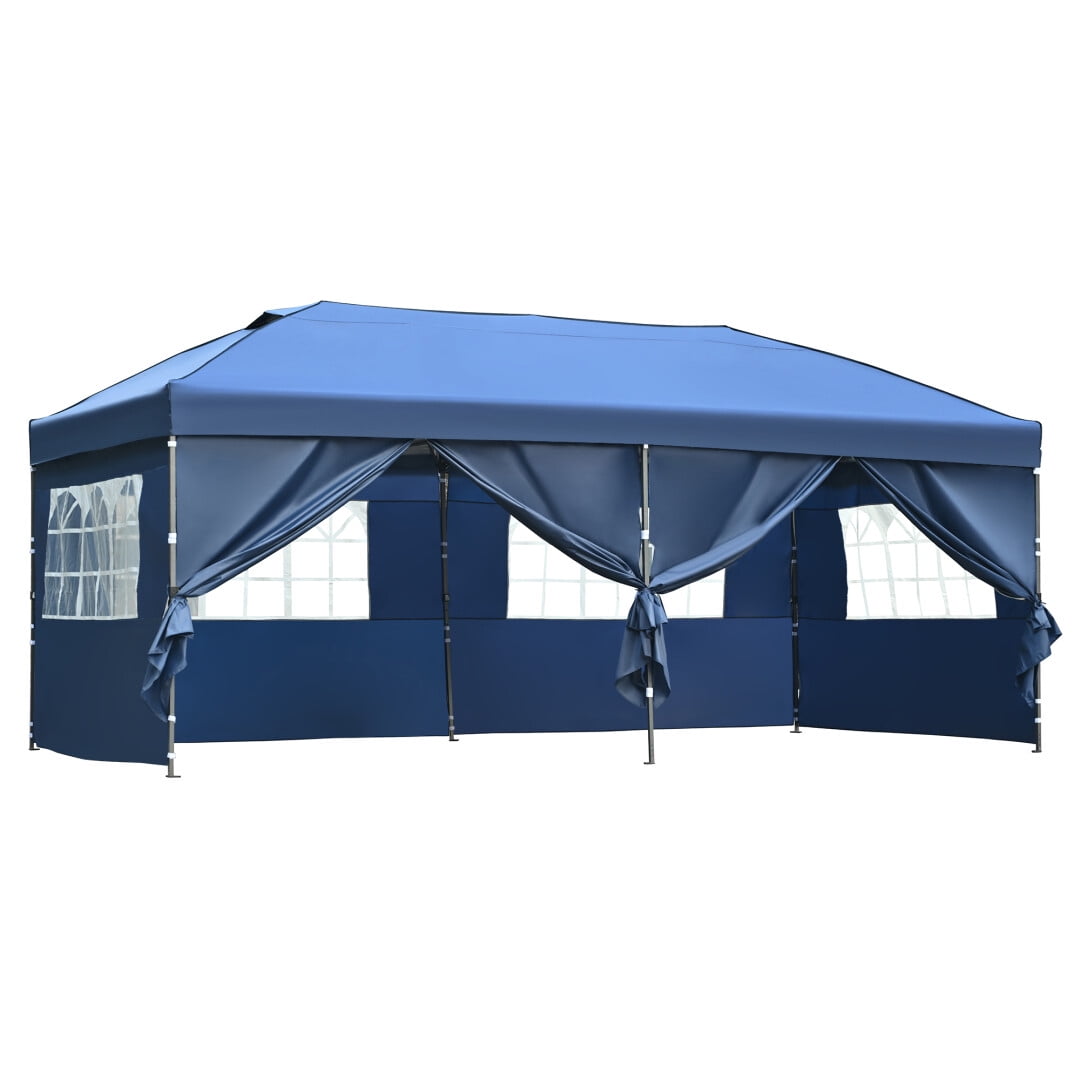 10x20 Ft Pop Up Canopy Tent with Detachable Sidewalls, Outdoor Party ...