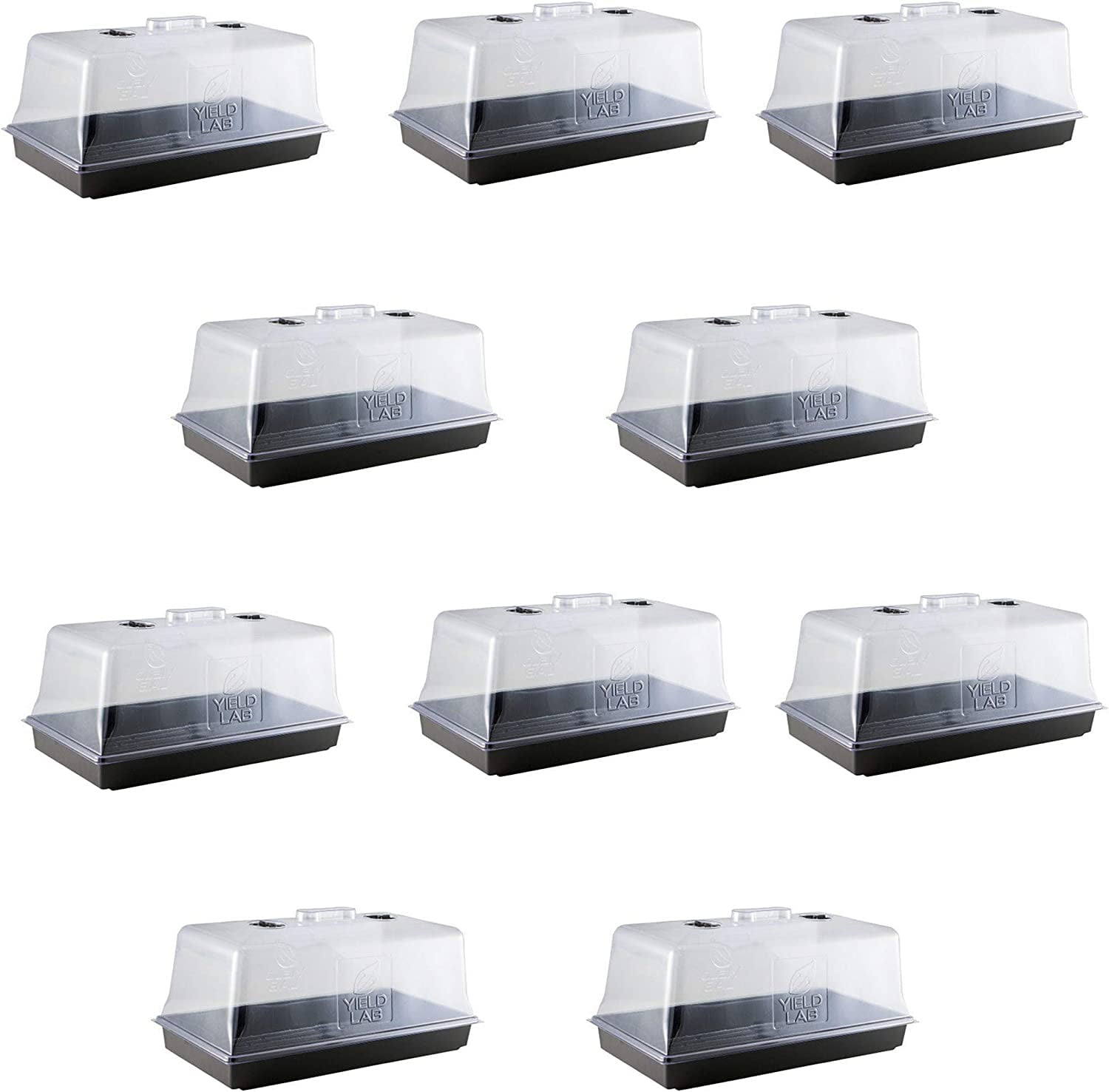 10x20 Humidity Dome with Propagation Trays – 10 Pack - Clone Tray with ...