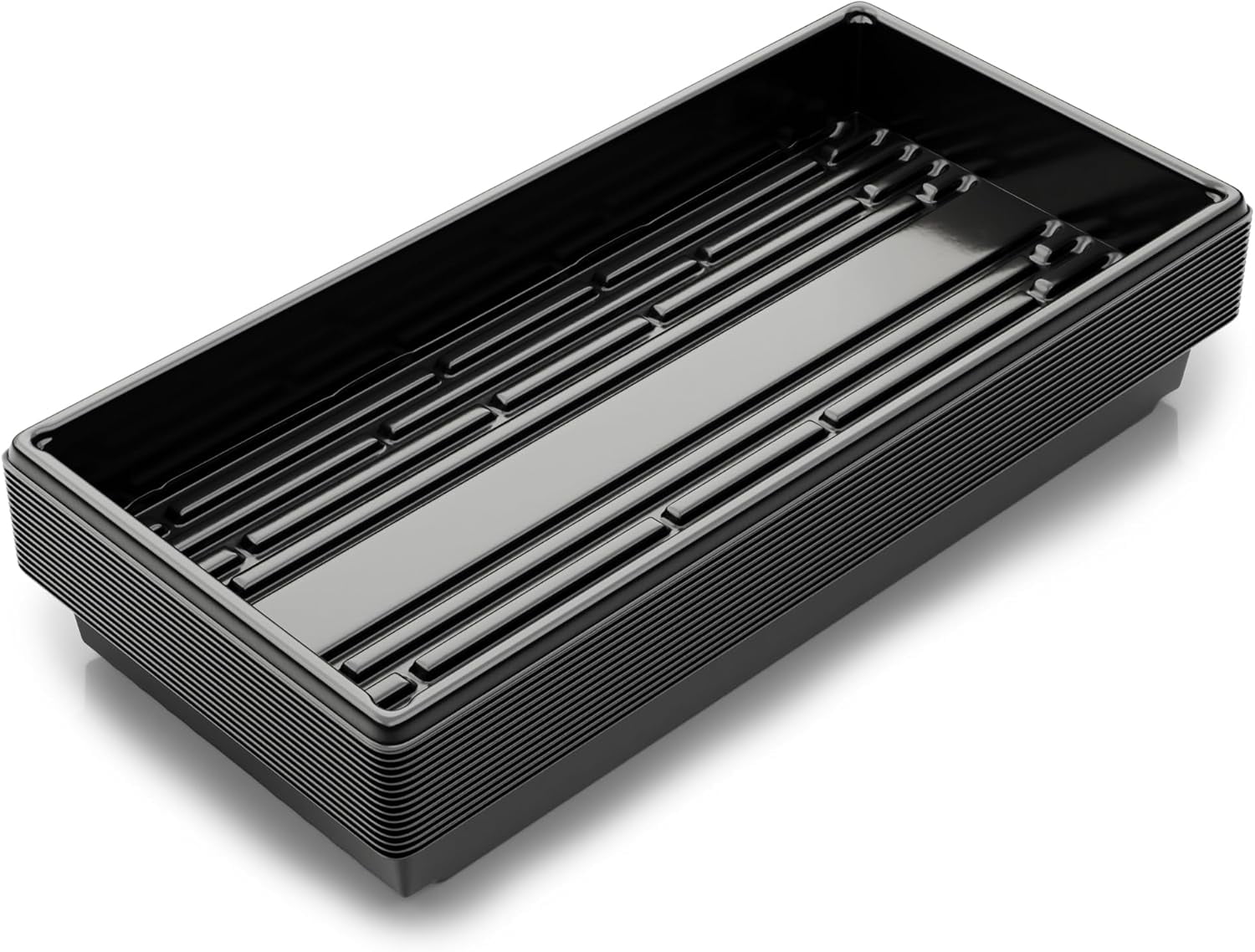 10x20 Inch Black Plastic 15 Pack Plant Propagation Tray – Growing Trays ...