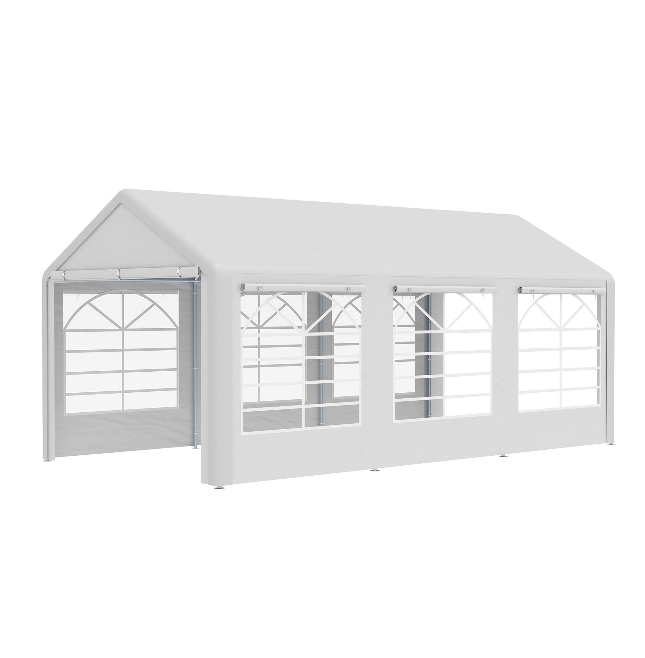 10x20 Party Tent Carport, Heavy Duty Canopy Shelter, Removable ...