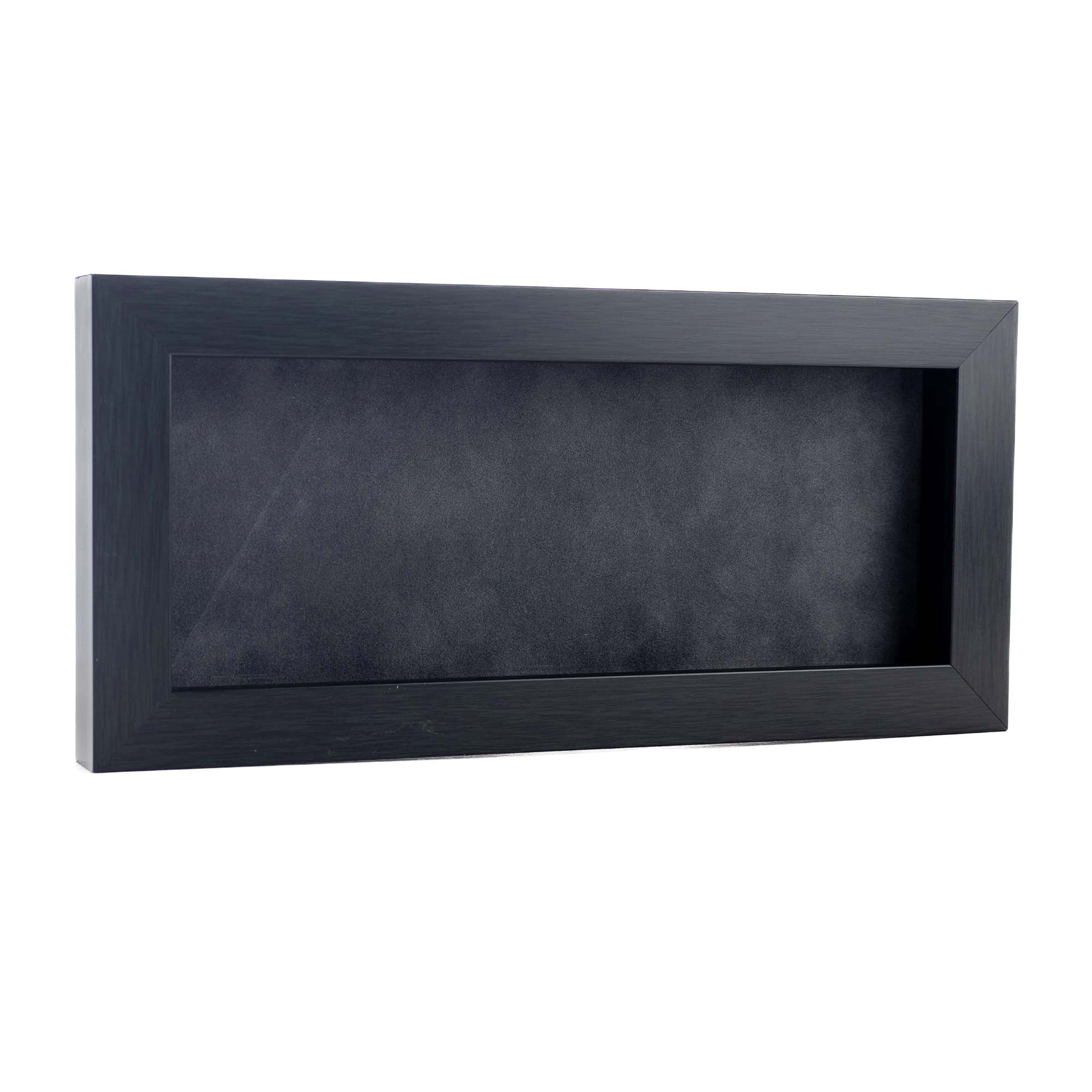 10x20 Shadow Box Frame Charcoal Gray Wood | With a 3/4" Usable Display ...