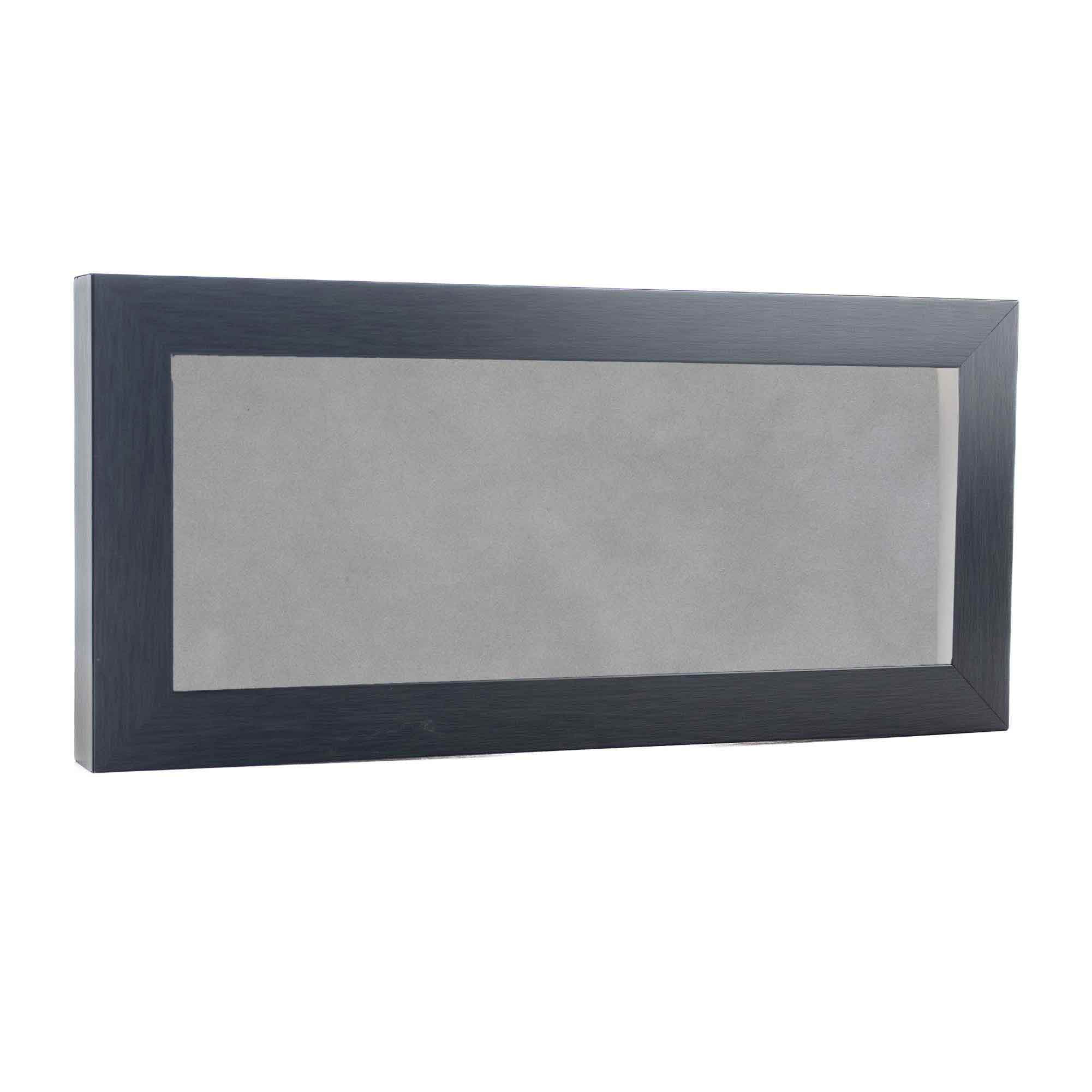 10x20 Shadow Box Frame Charcoal Gray Wood | With a 3/4" Usable Display ...