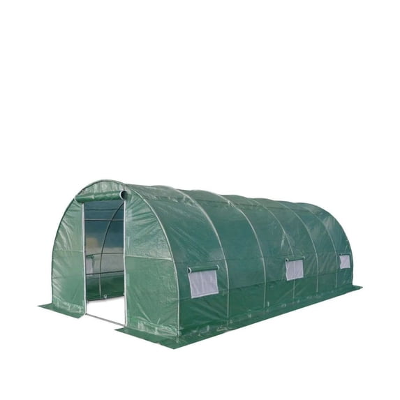 10x20 Tunnel Greenhouse Grow Tent - Cold Frame w/ Ripstop Cover ...