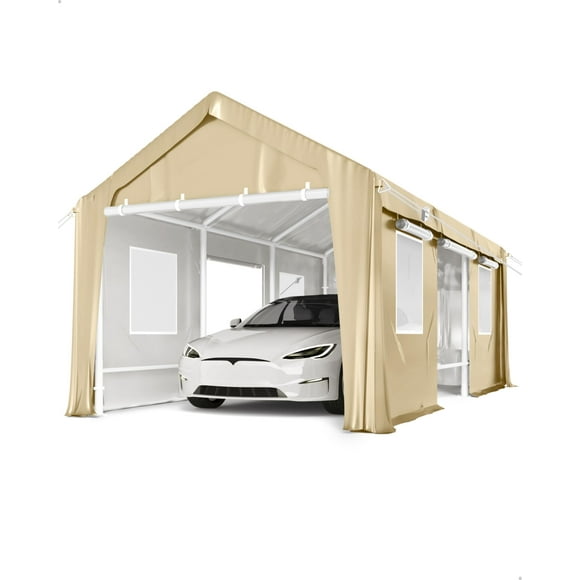 Garage With Carport In Front