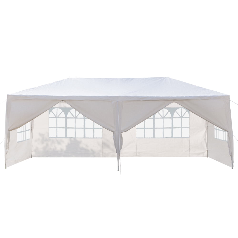 10x20 ft Outdoor Party Tent With 6 Removable Sidewalls, Waterproof ...