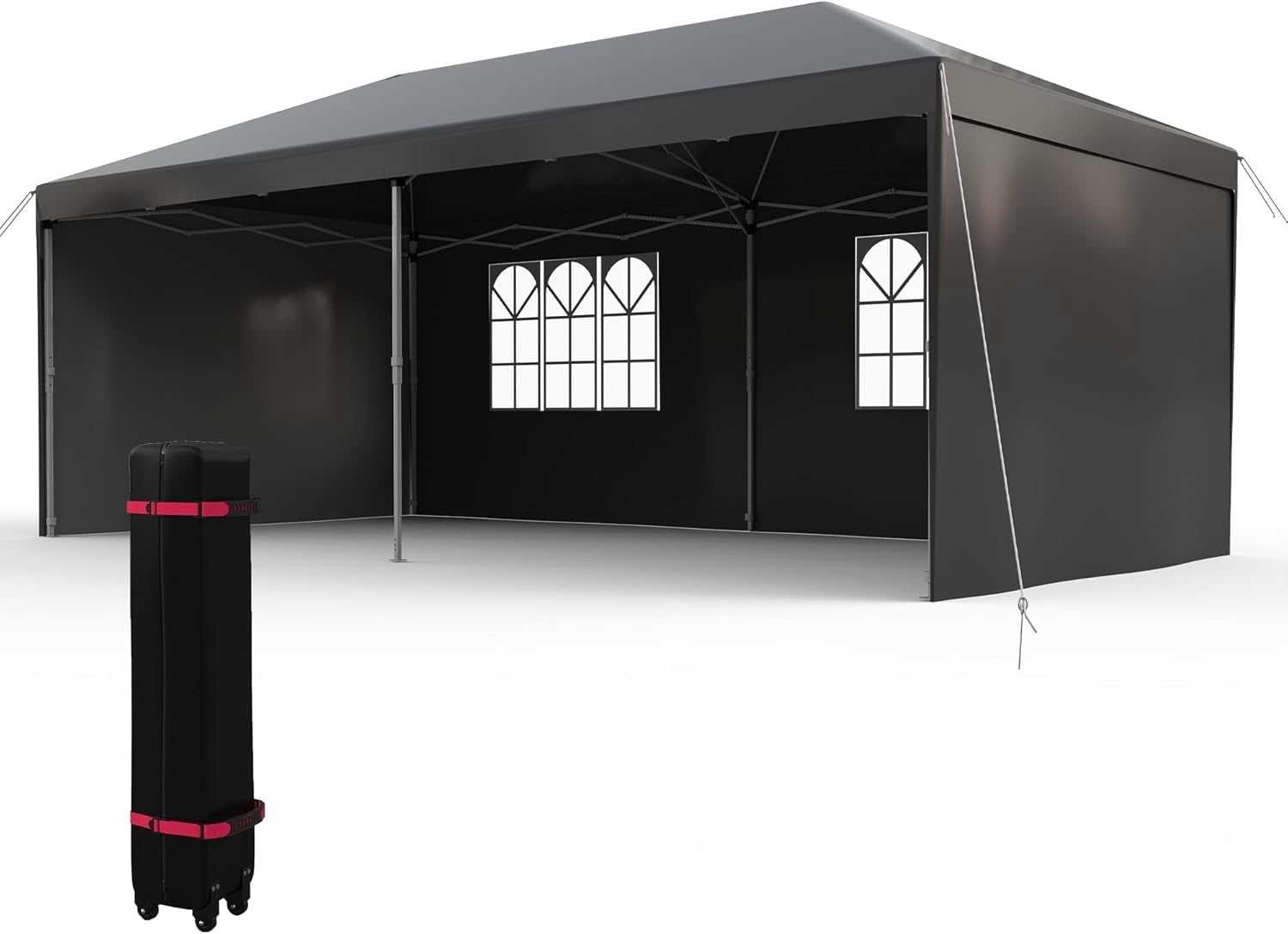 10x20FT Pop Up Canopy Tent with Sidewalls, Portable Outdoor Canopy with ...