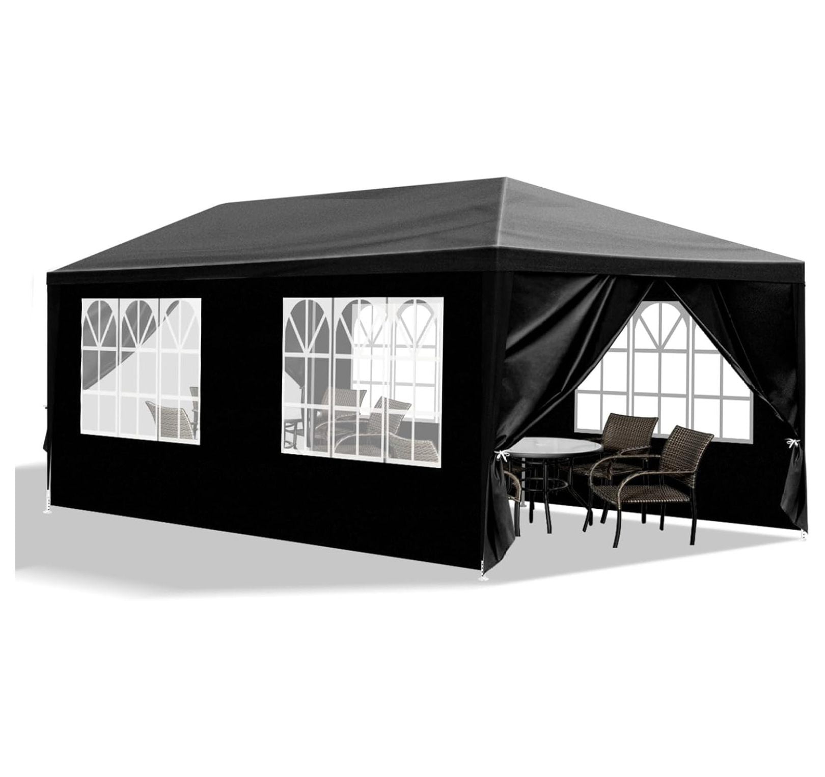 10x20ft Party Canopy Tent, Durable Waterproof Large Tents for Parties ...