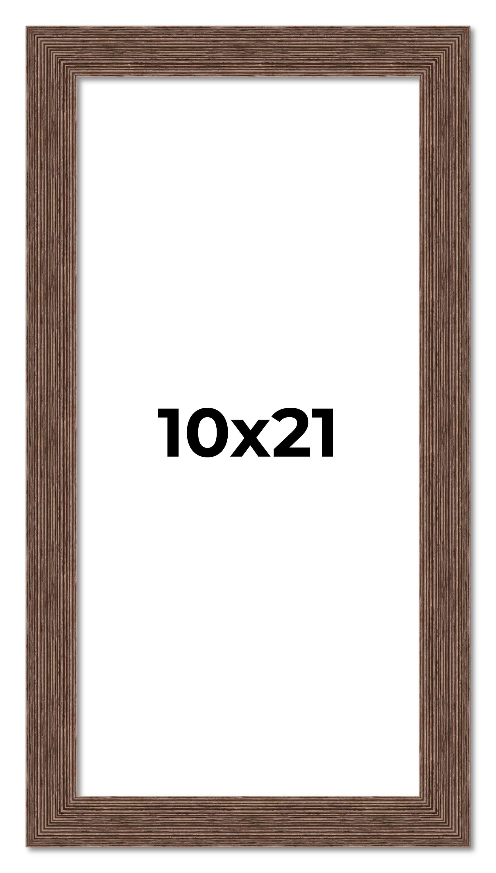 10x21 Frame Brown Distressed Barnwood Picture Frame | Rustic Farmhouse ...