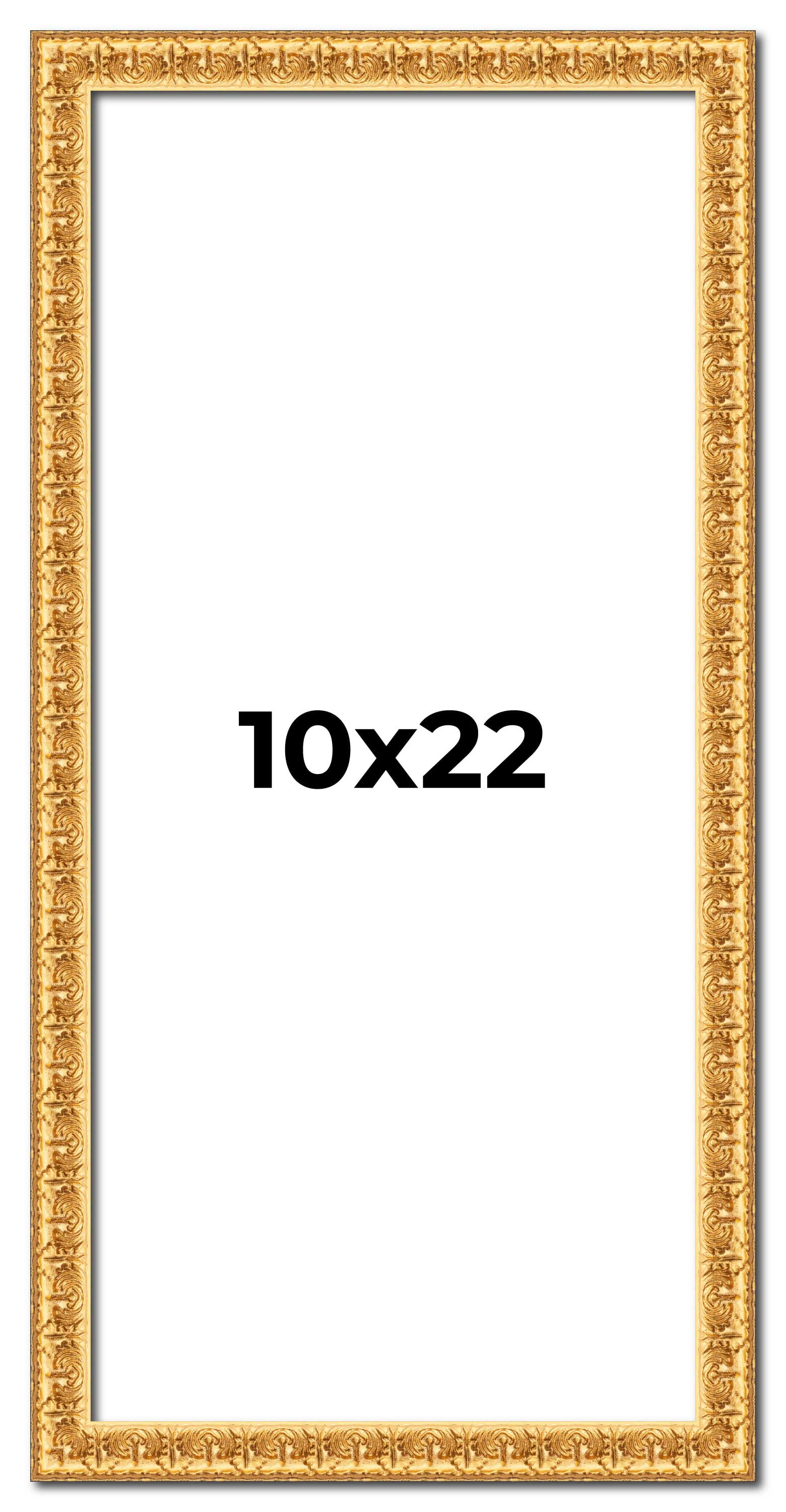 10x22 Frame Gold Real Wood Picture Frame Width 1 inches | Interior ...