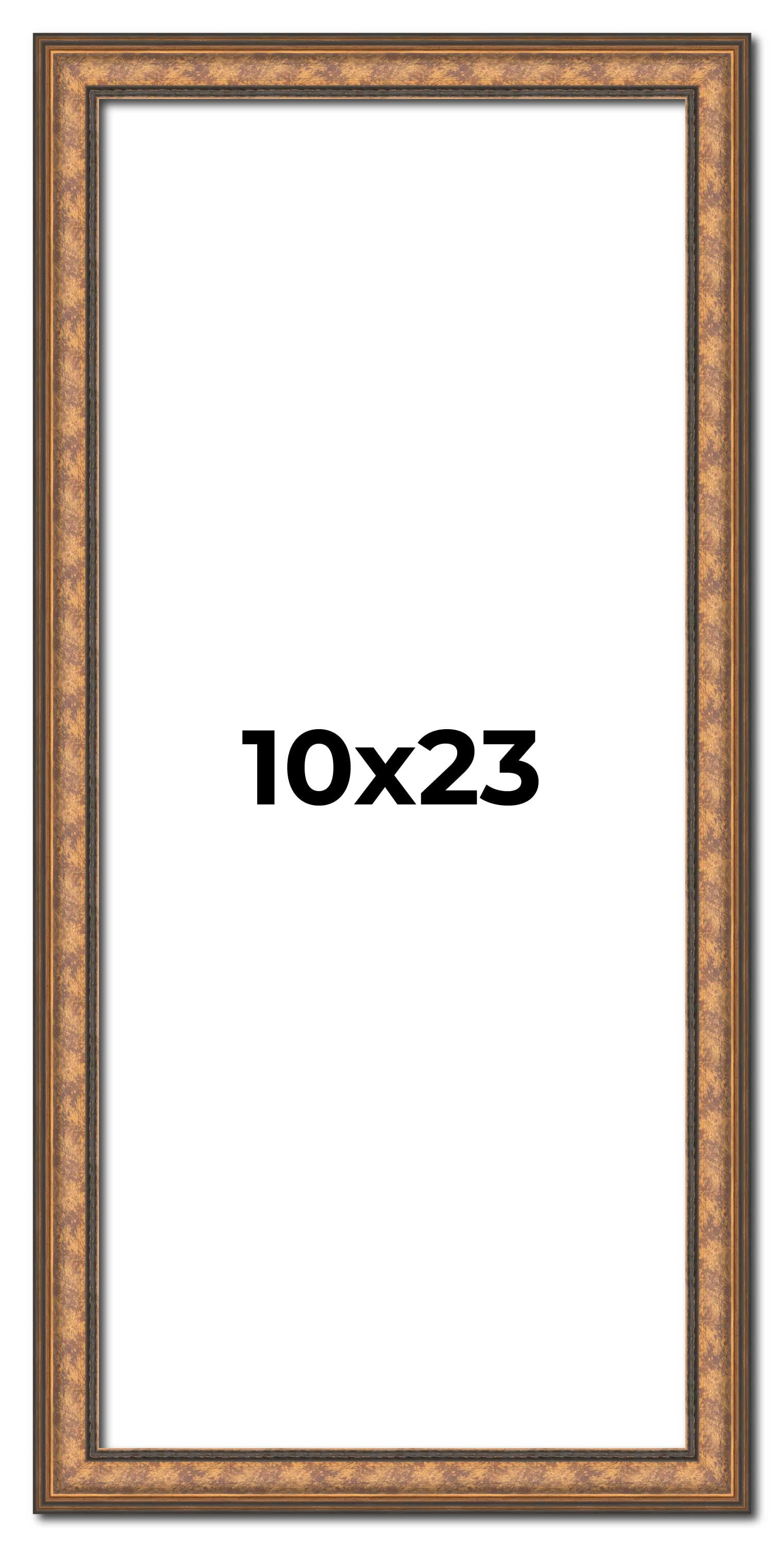 10x23 Frame Gold Real Wood Picture Frame Width 1.25 inches | Interior ...