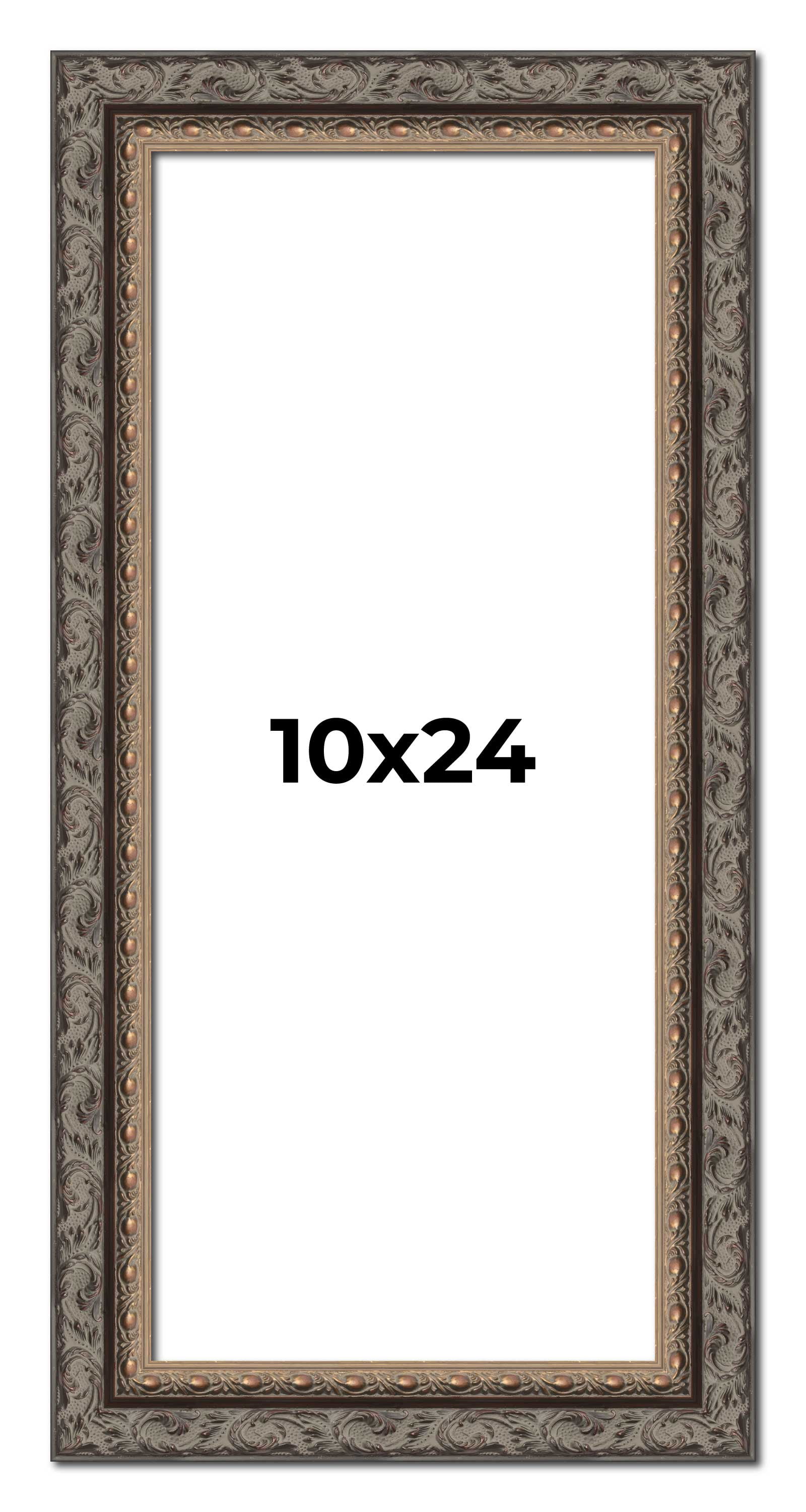 10x24 Frame Black Real Wood Picture Frame Width 2 inches | Interior ...