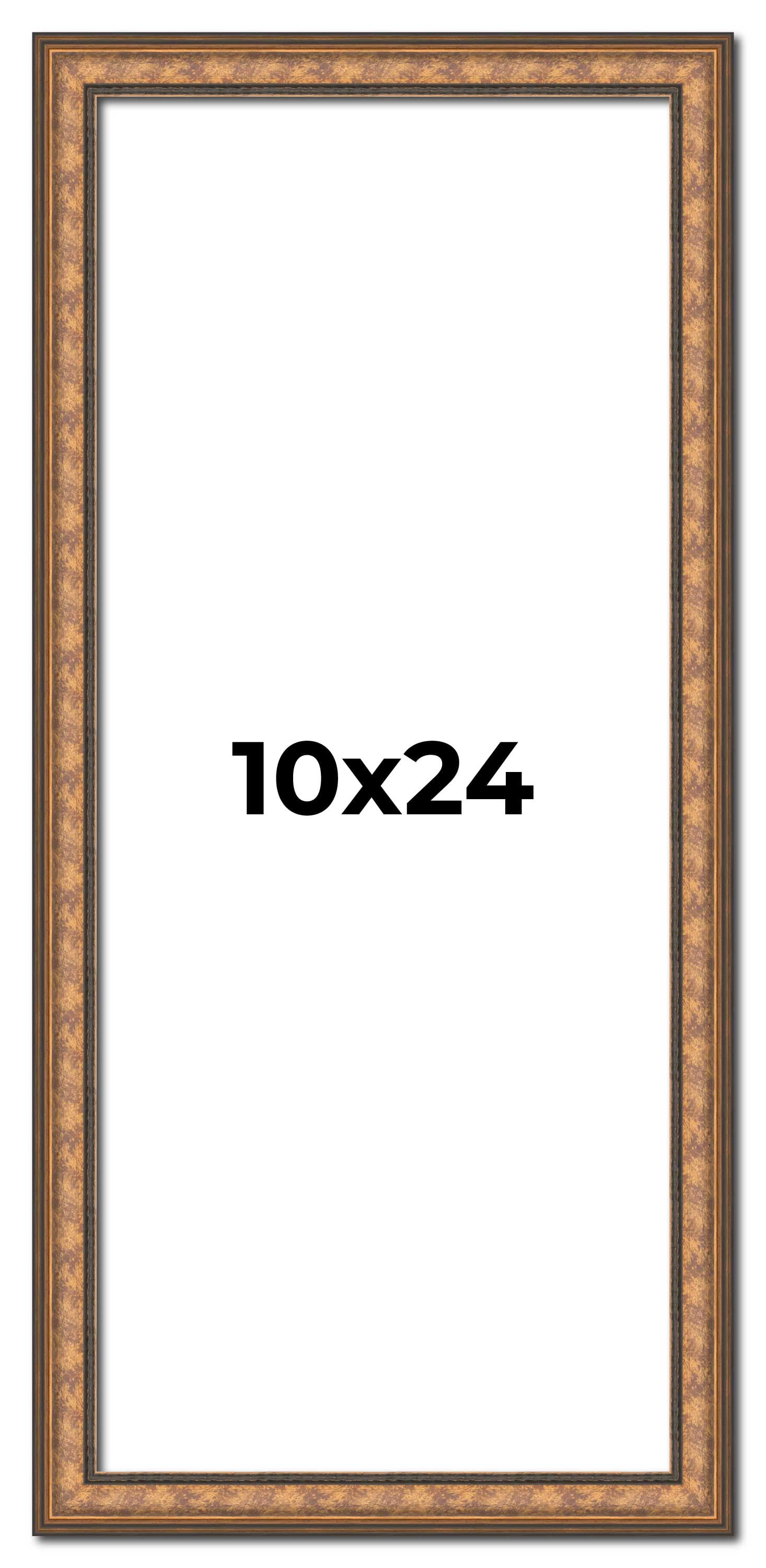 10x24 Frame Gold Real Wood Picture Frame Width 1.25 inches | Interior ...