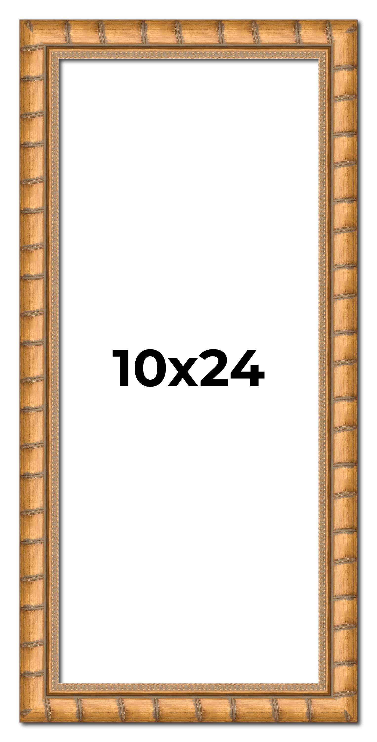 10x24 Frame Gold Real Wood Picture Frame Width 1.5 inches | Interior ...