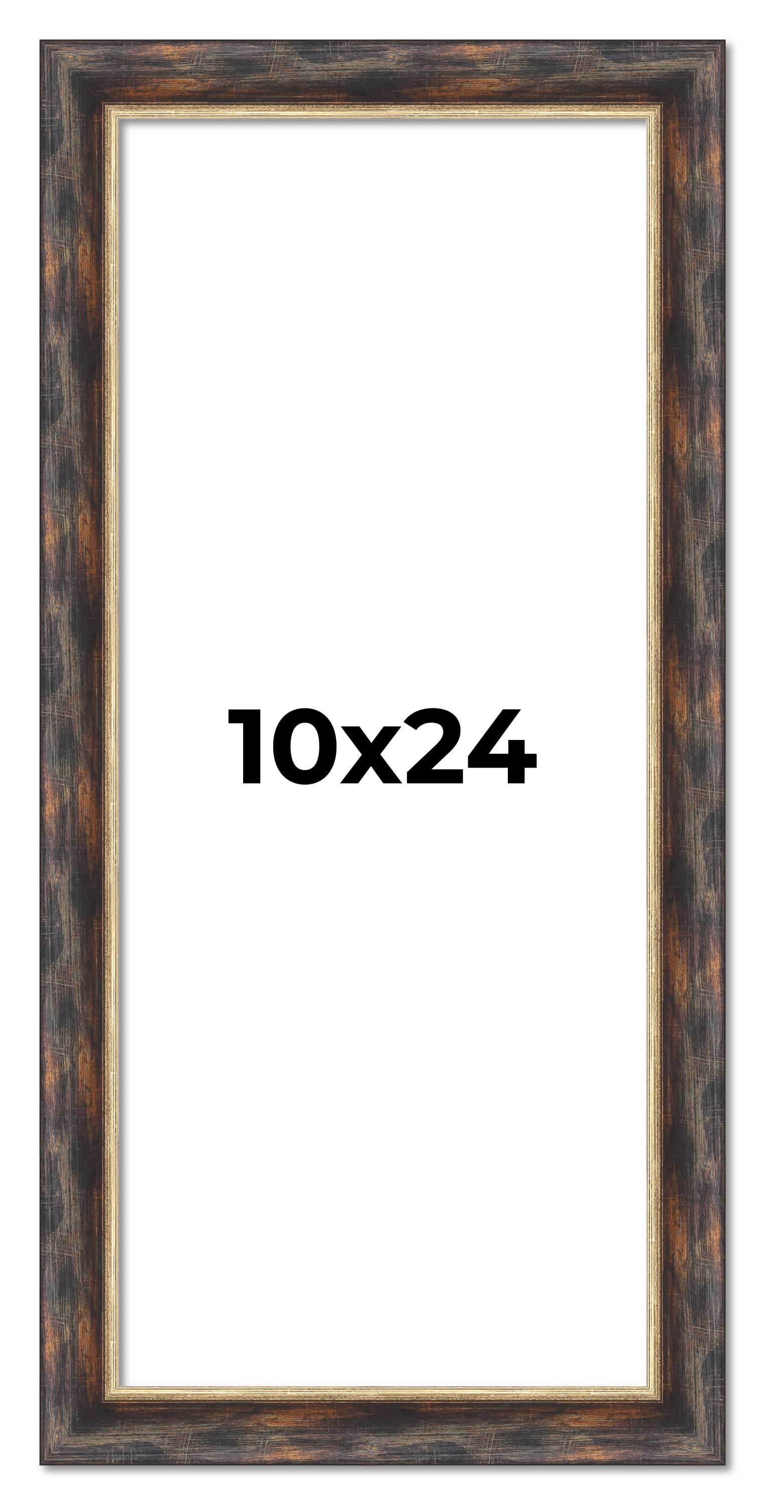 10x24 Frame Gold Real Wood Picture Frame Width 1.5 inches | Interior ...