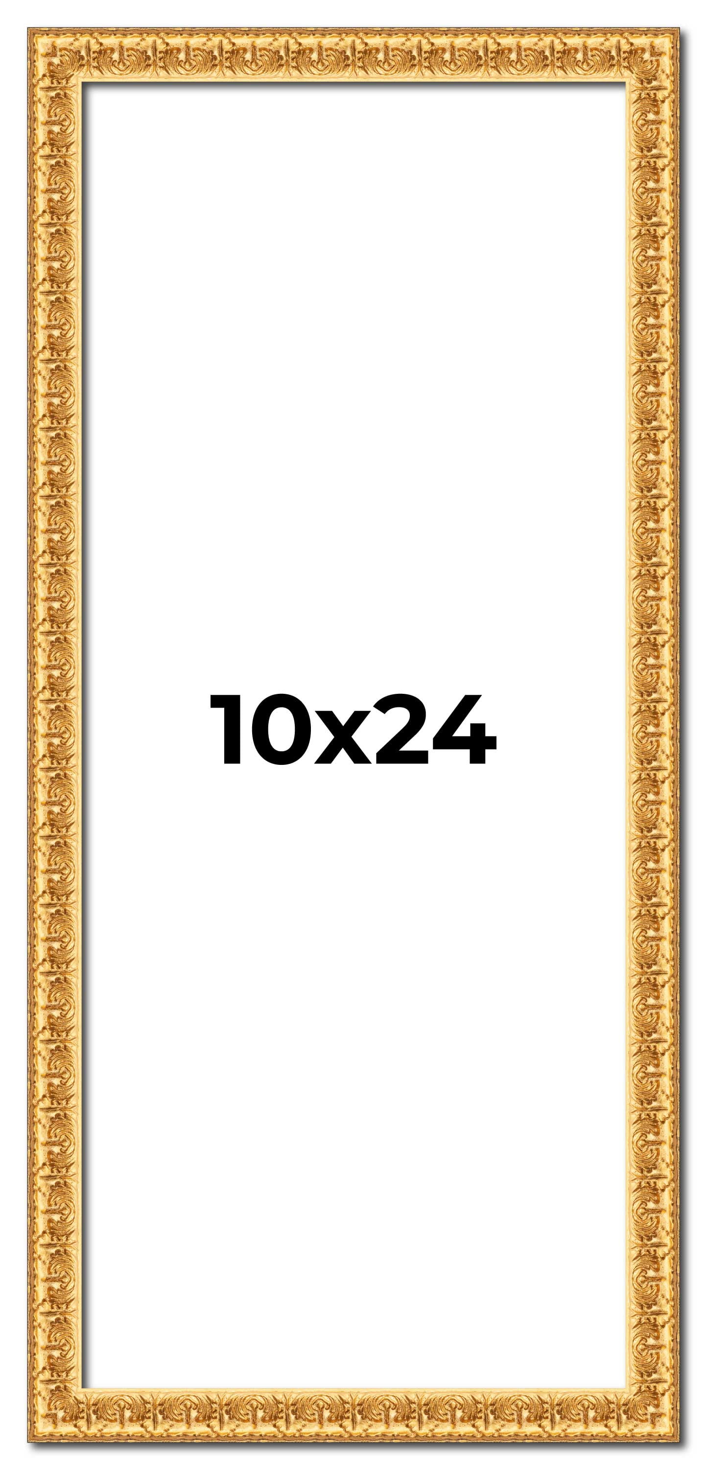 10x24 Frame Gold Real Wood Picture Frame Width 1 inches | Interior ...