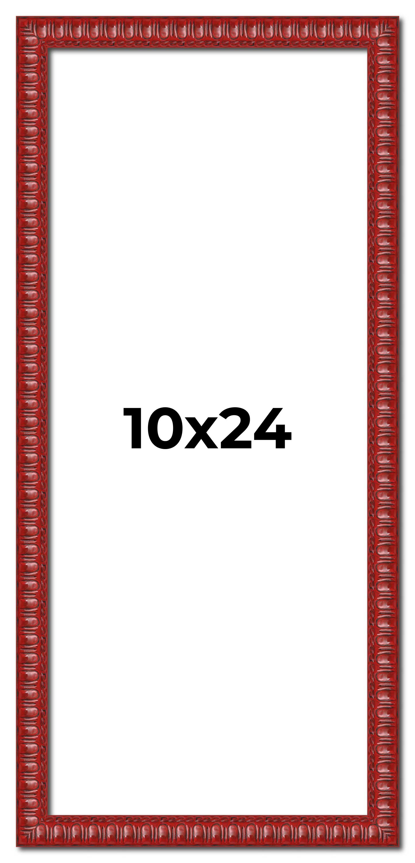 10x24 Frame Red Solid Wood Picture Frame Width 1 Inches | Interior ...