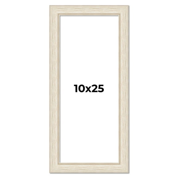 17x40 Frame White Real Wood Picture Frame Width 1.25 inches | Interior ...