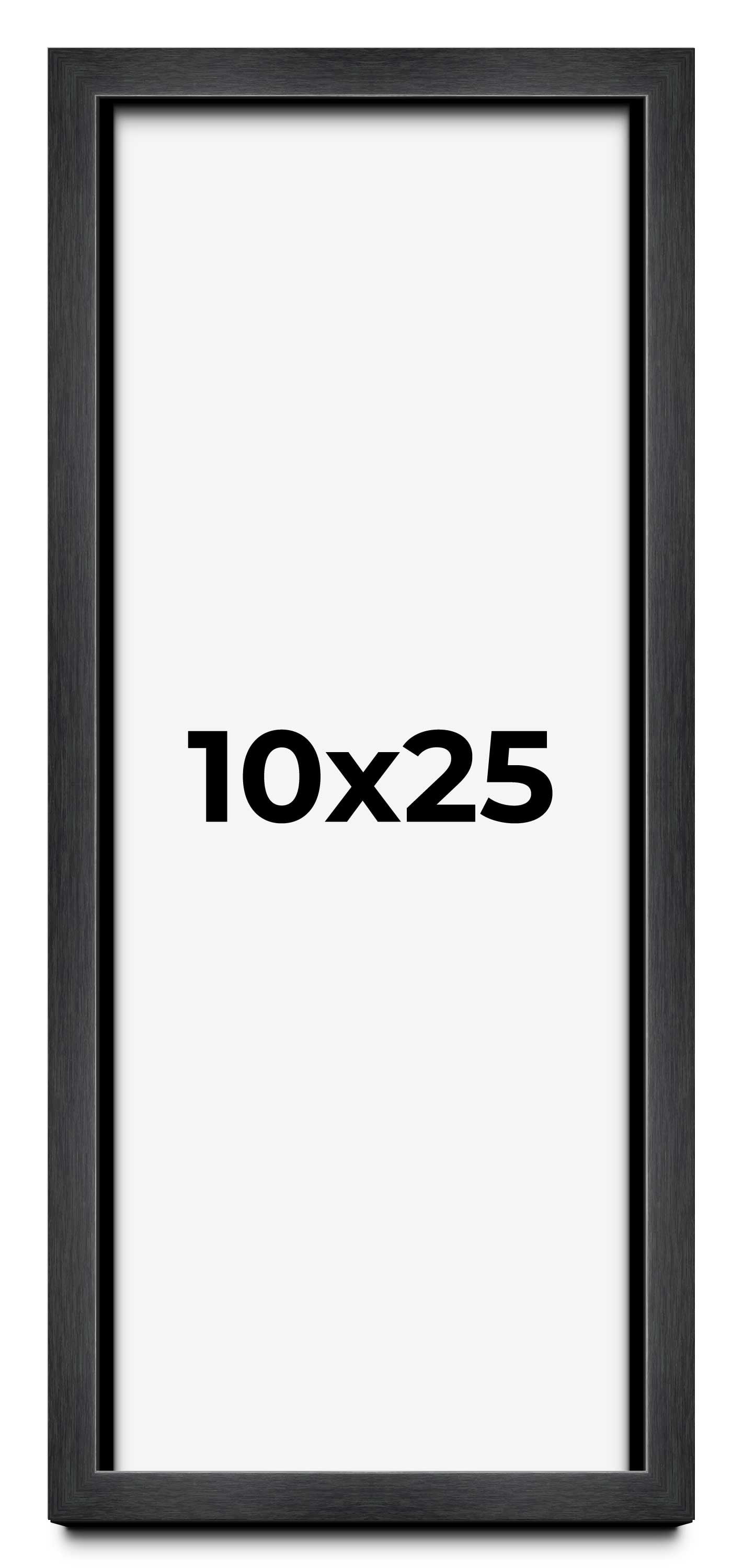 10x25 Shadow Box Frame Grey Charcoal Black | 0.875 Inches Deep | Solid ...