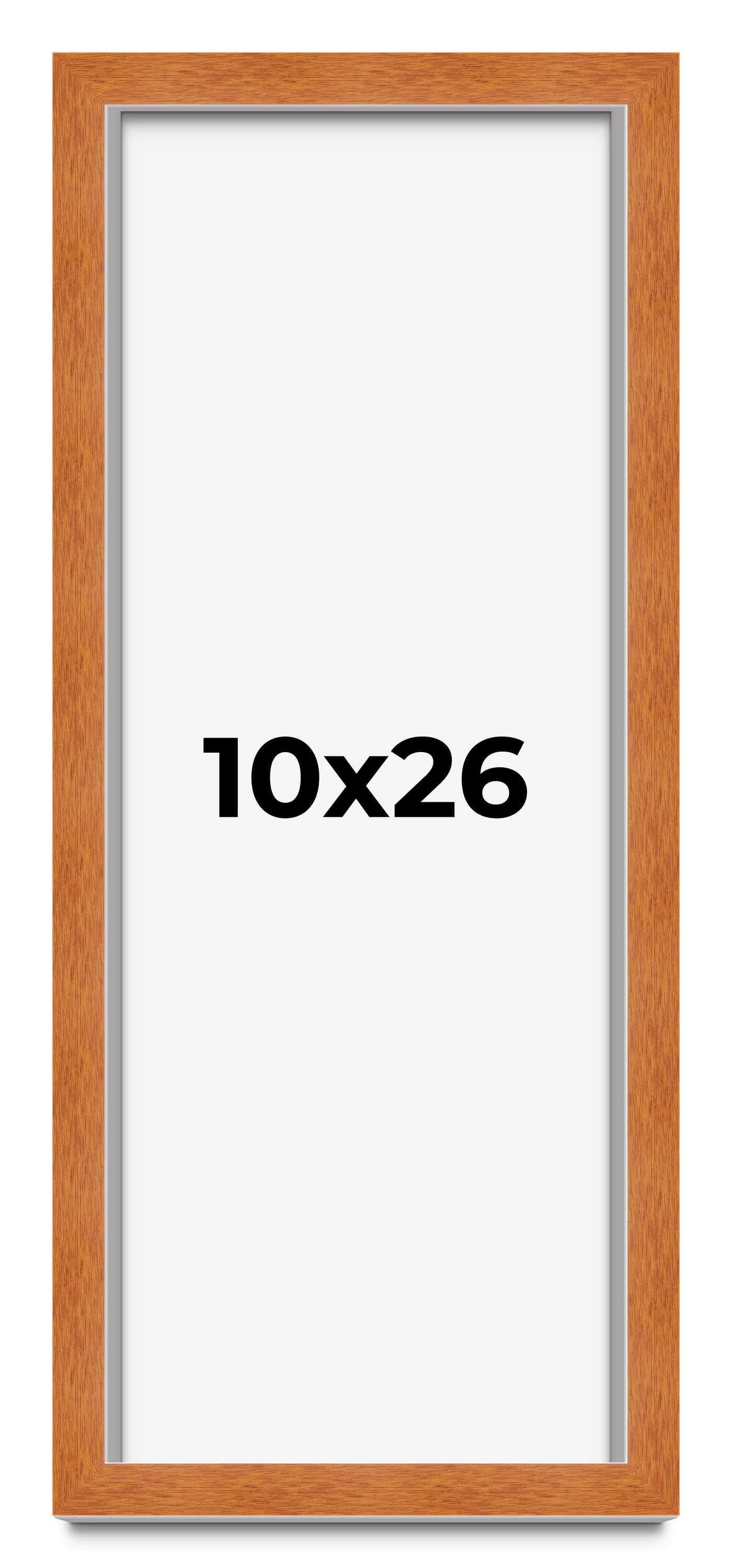 10x26 Frame Honey Pecan Brown Picture Frame - Modern Photo Frame ...