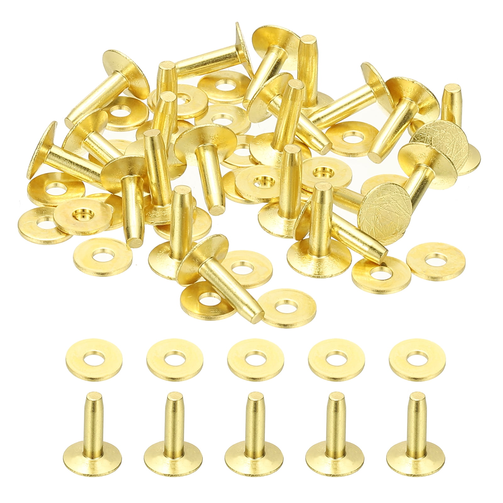 10x3.3x12mm Studs for Clothing, 100 Sets Spikes for Clothes Studs and ...