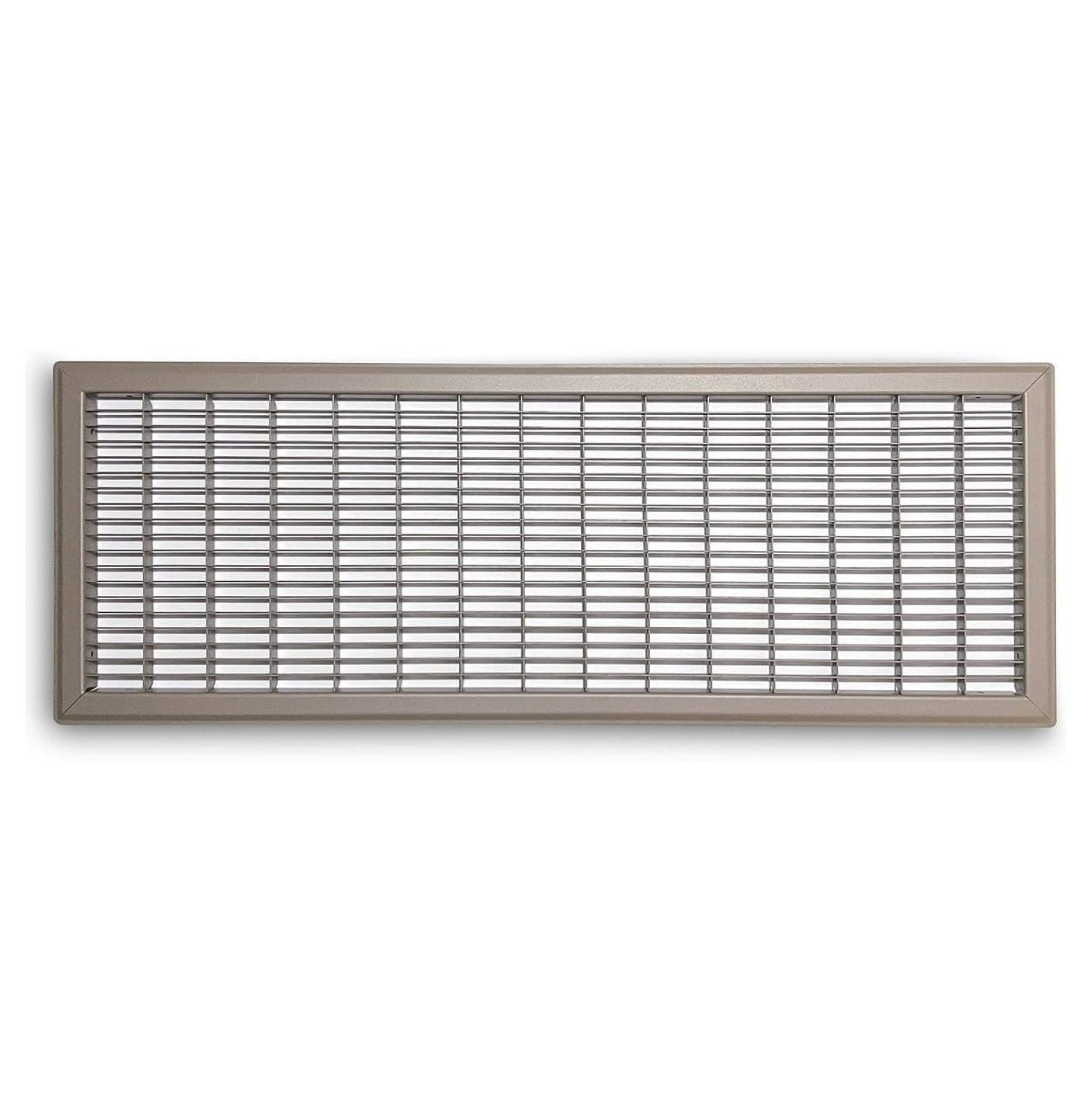 10x30 Floor Air Grille - Heavy Duty Steel Return Vent - Brown Powder ...