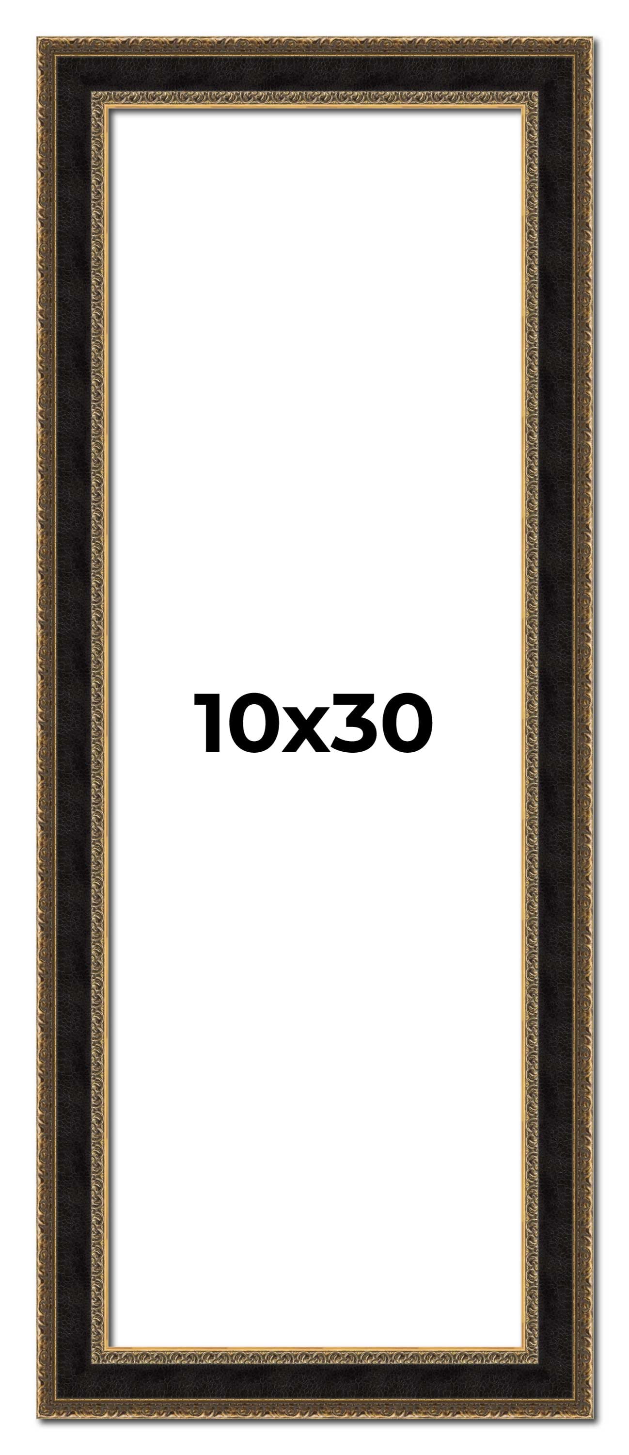 10x30 Frame Gold Antique Vintage Sold Wood Picture Frame | 1.75 Inch ...