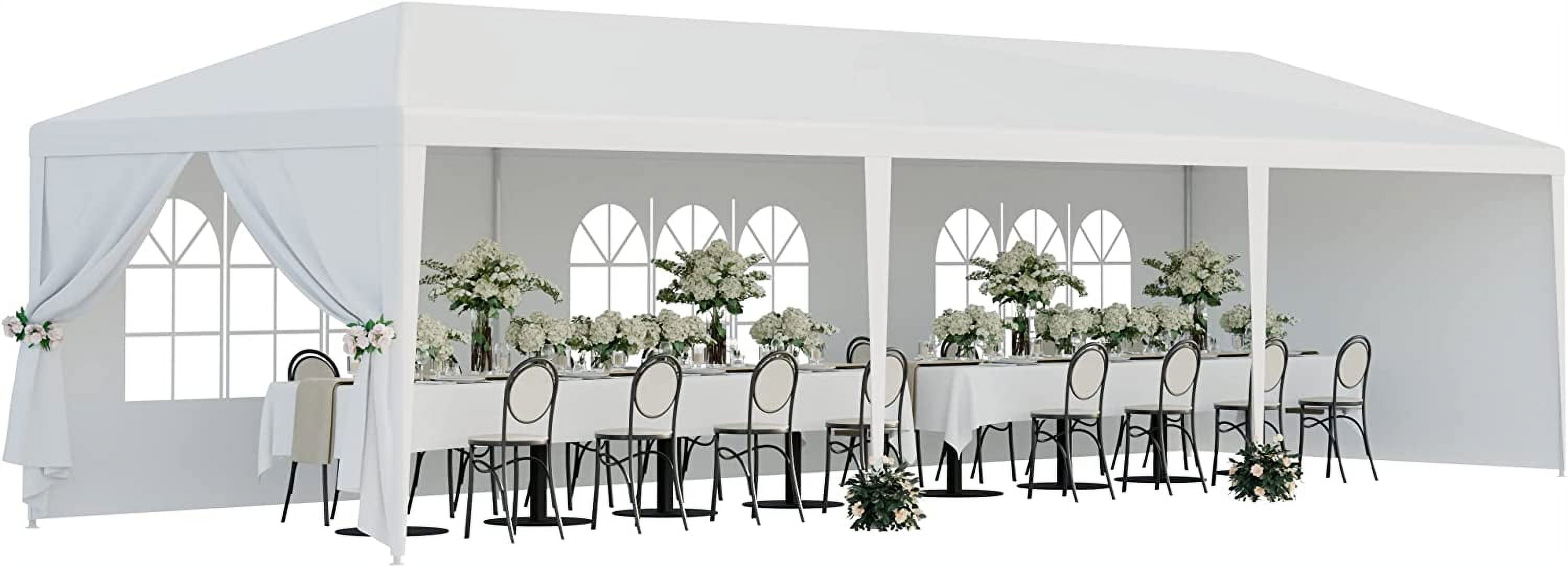 10x30 Party Tent Outdoor Wedding Canopy Tents for Parties with ...