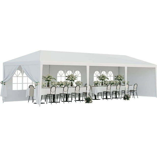 10x30 Party Tent Outdoor Wedding Canopy Tents for Parties with ...