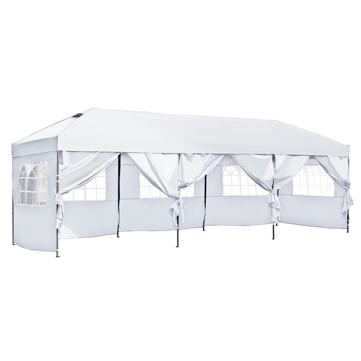 10x30 Pop Up Canopy Tent with Adjustable 3 Height, Heavy Duty Canopy ...