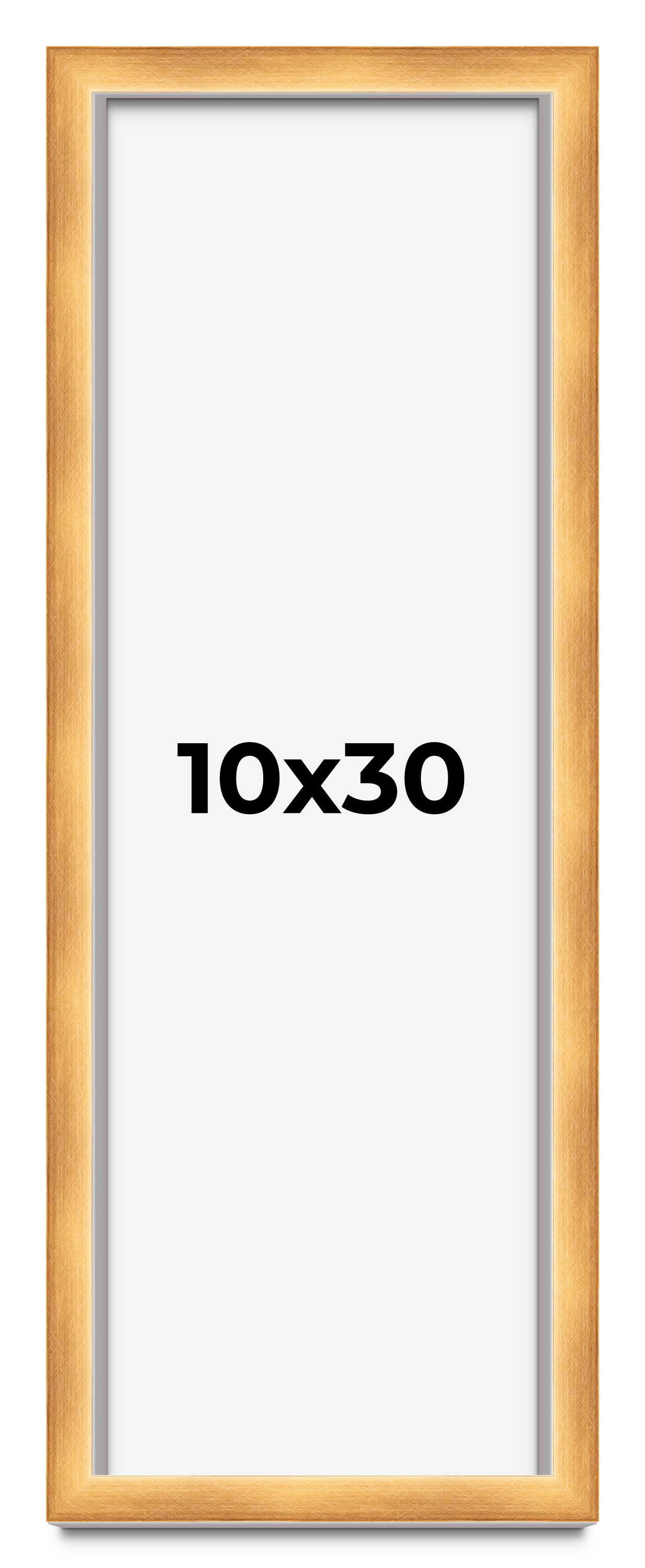 10x30 Shadow Box Bronze Cross-Brushed Display Frame | 1.625 Inches Deep ...