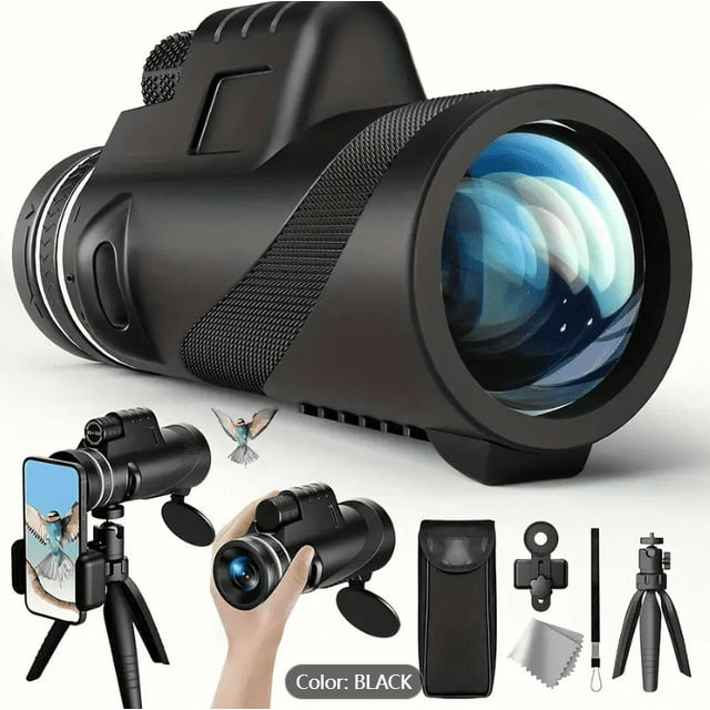 10x40 Monocular Telescope High Power Magnification with Large Objective ...