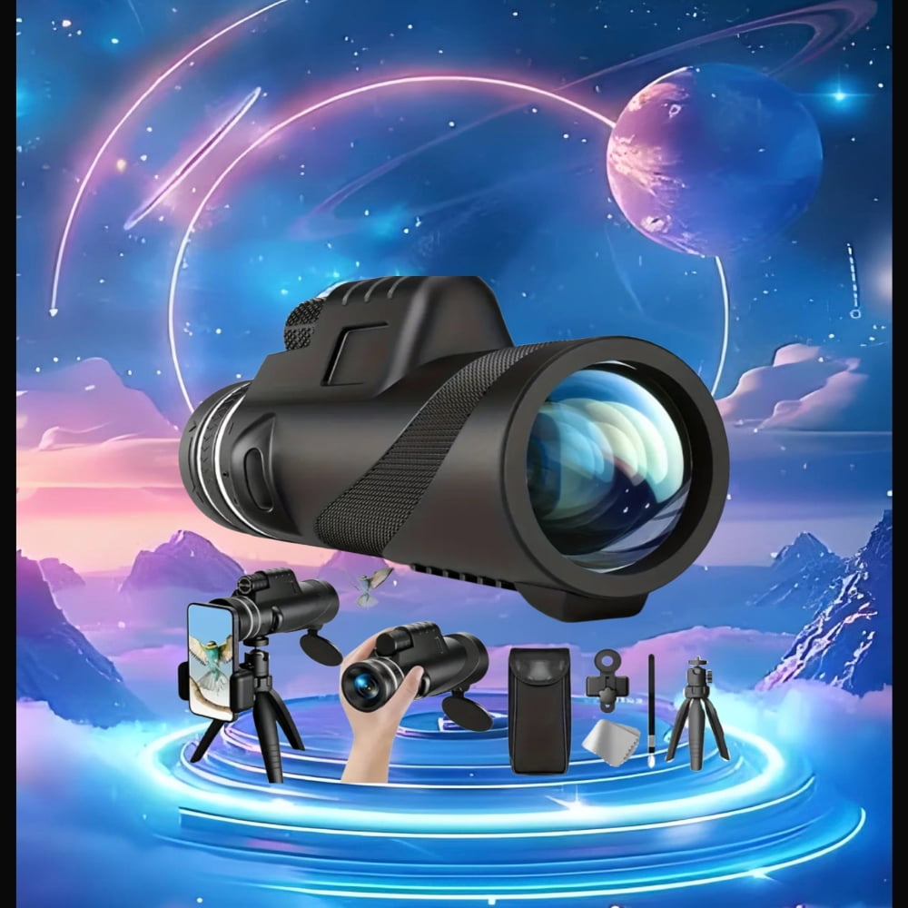 10x40 Night Vision Monocular HD Optics High Power for Birding Hiking ...
