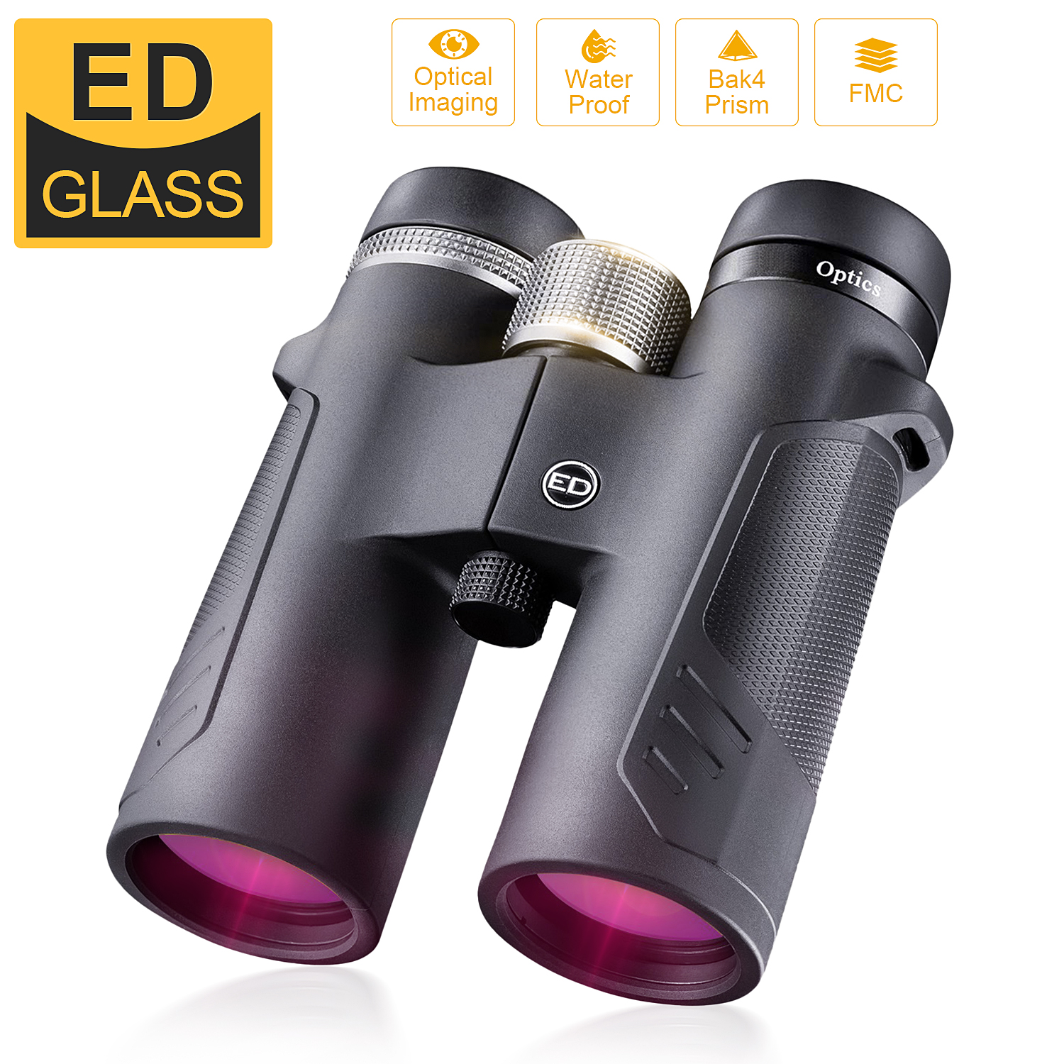 KKSQ 10x25 Compact Zoom Binoculars Light Night Vision Telescope,FMC ...