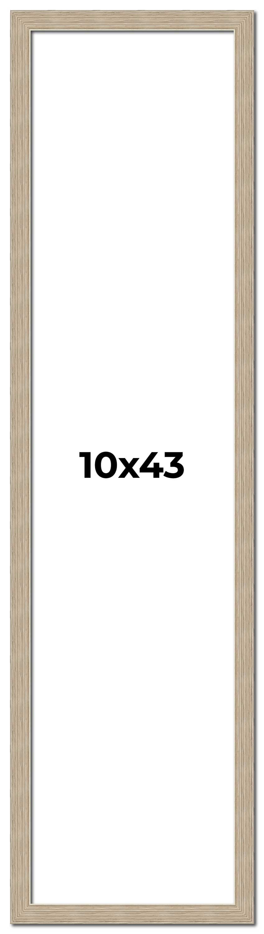 10x43 Frame Grey Solid Wood Picture Frame Width 1 Inches | Interior ...