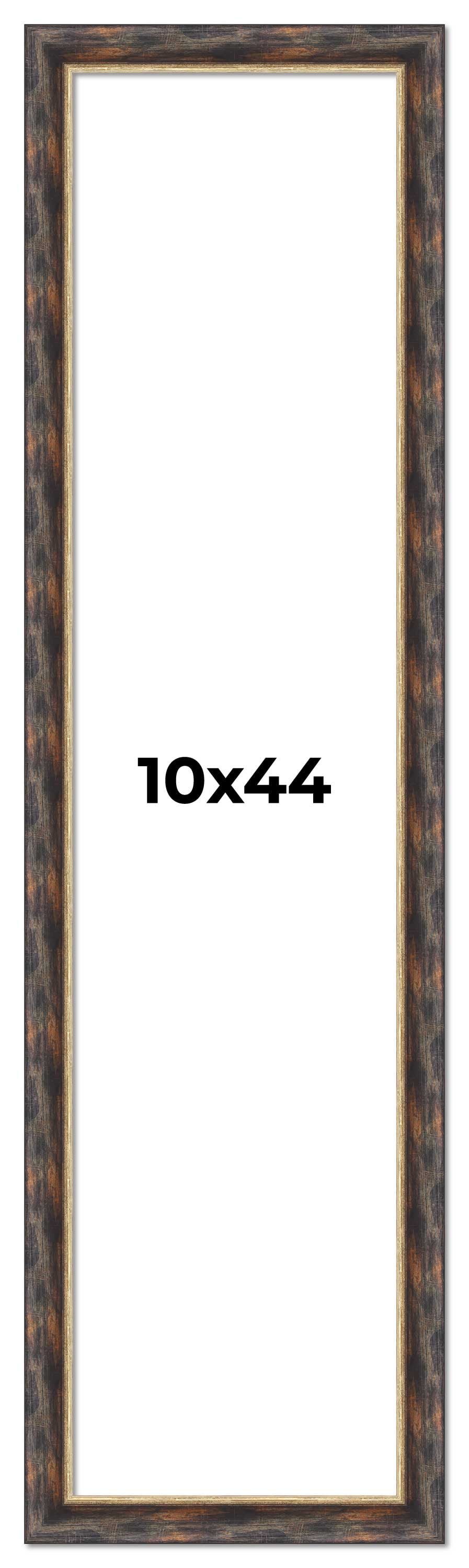 10x44 Frame Gold Real Wood Picture Frame Width 1.5 inches | Interior ...