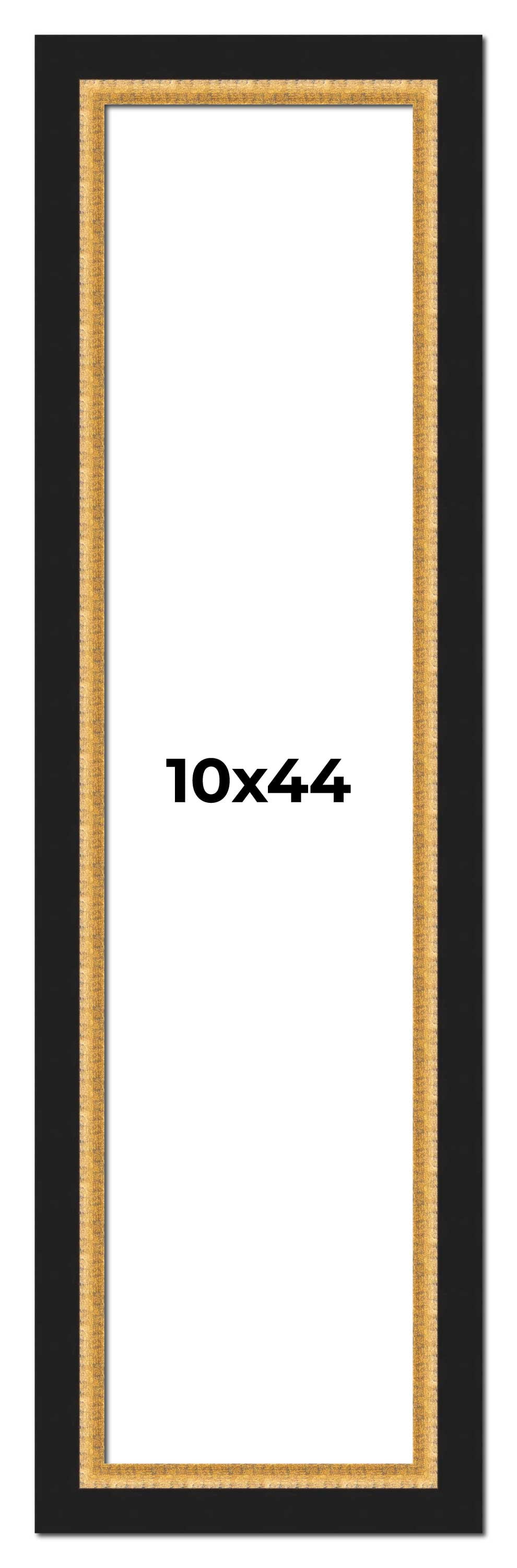 10x44 Frame Gold Real Wood Picture Frame Width 2.25 Inches | Interior ...