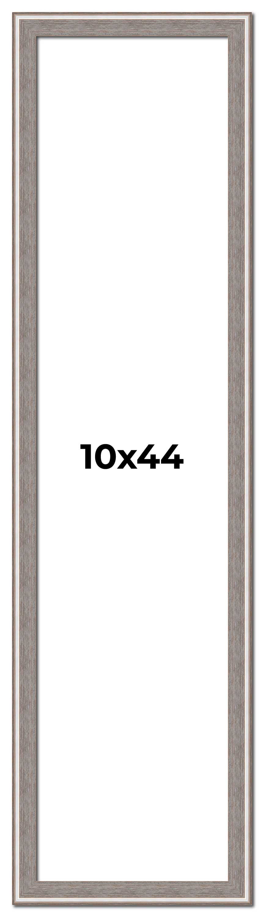 10x44 Frame Grey Real Wood Picture Frame Width 1.25 inches | Interior ...