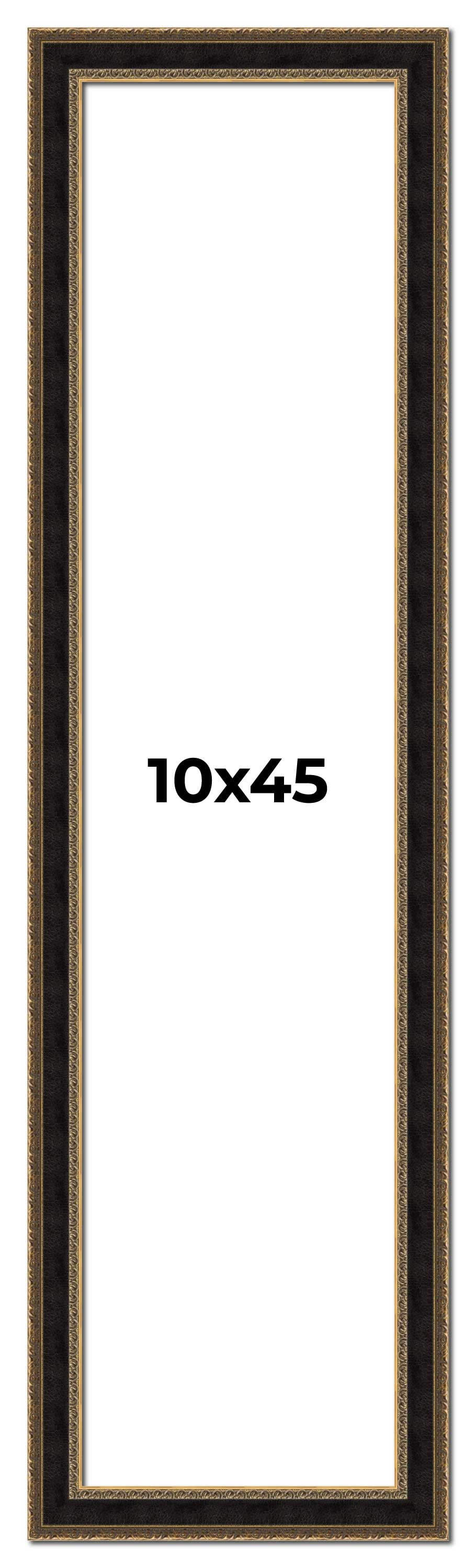 10x45 Frame Gold Antique Vintage Sold Wood Picture Frame | 1.75 Inch ...