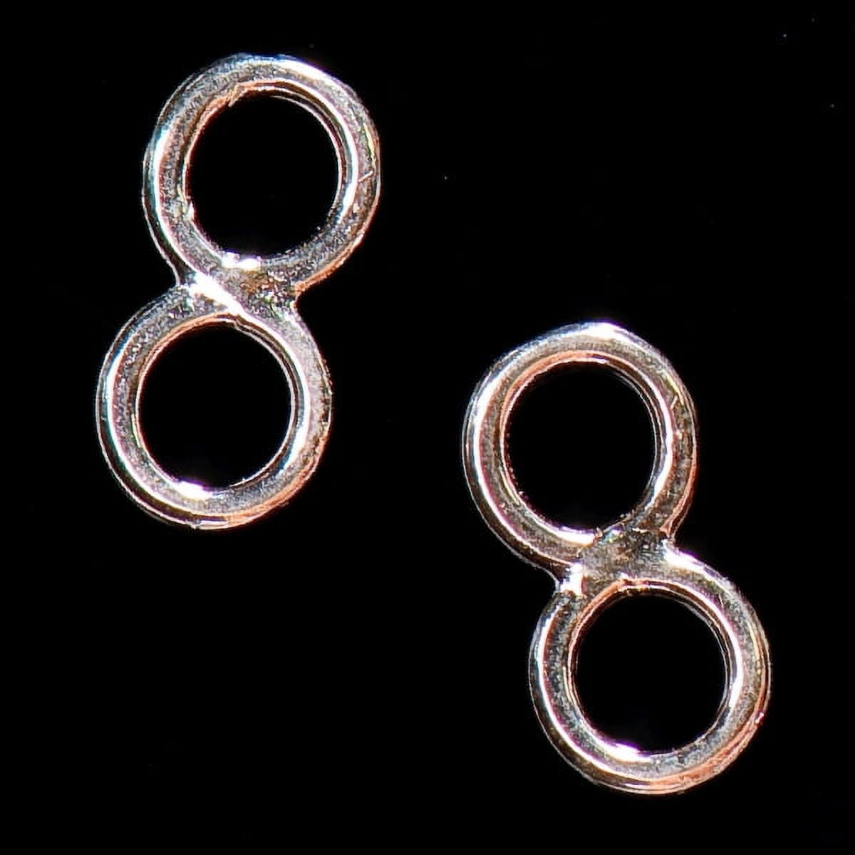 10x5mm Sterling Silver Double Jump Ring - Pack of 2 - Walmart.com